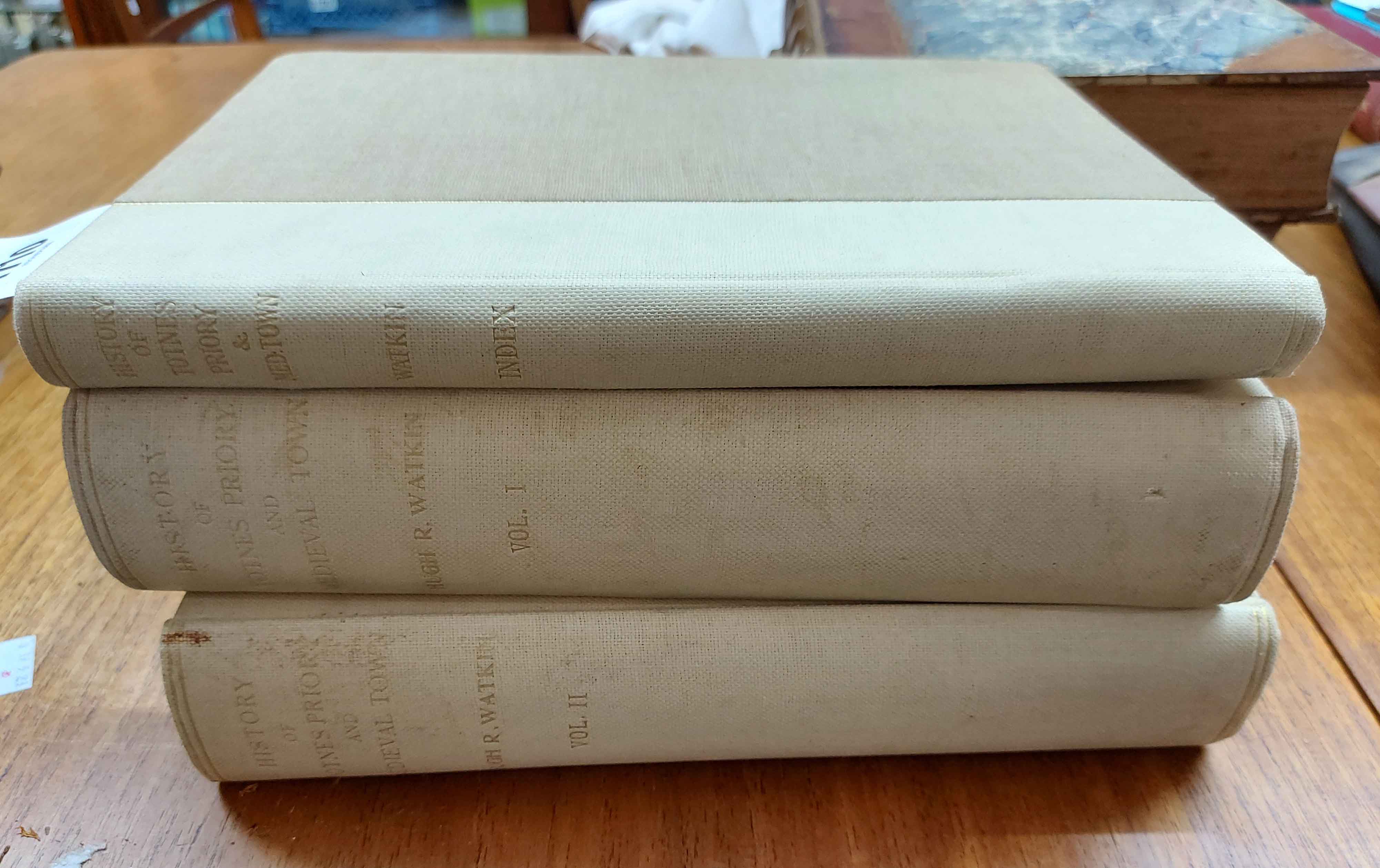 The History of Totnes Priory & Medieval Town: by Hugh R. Watkin, vols I ...