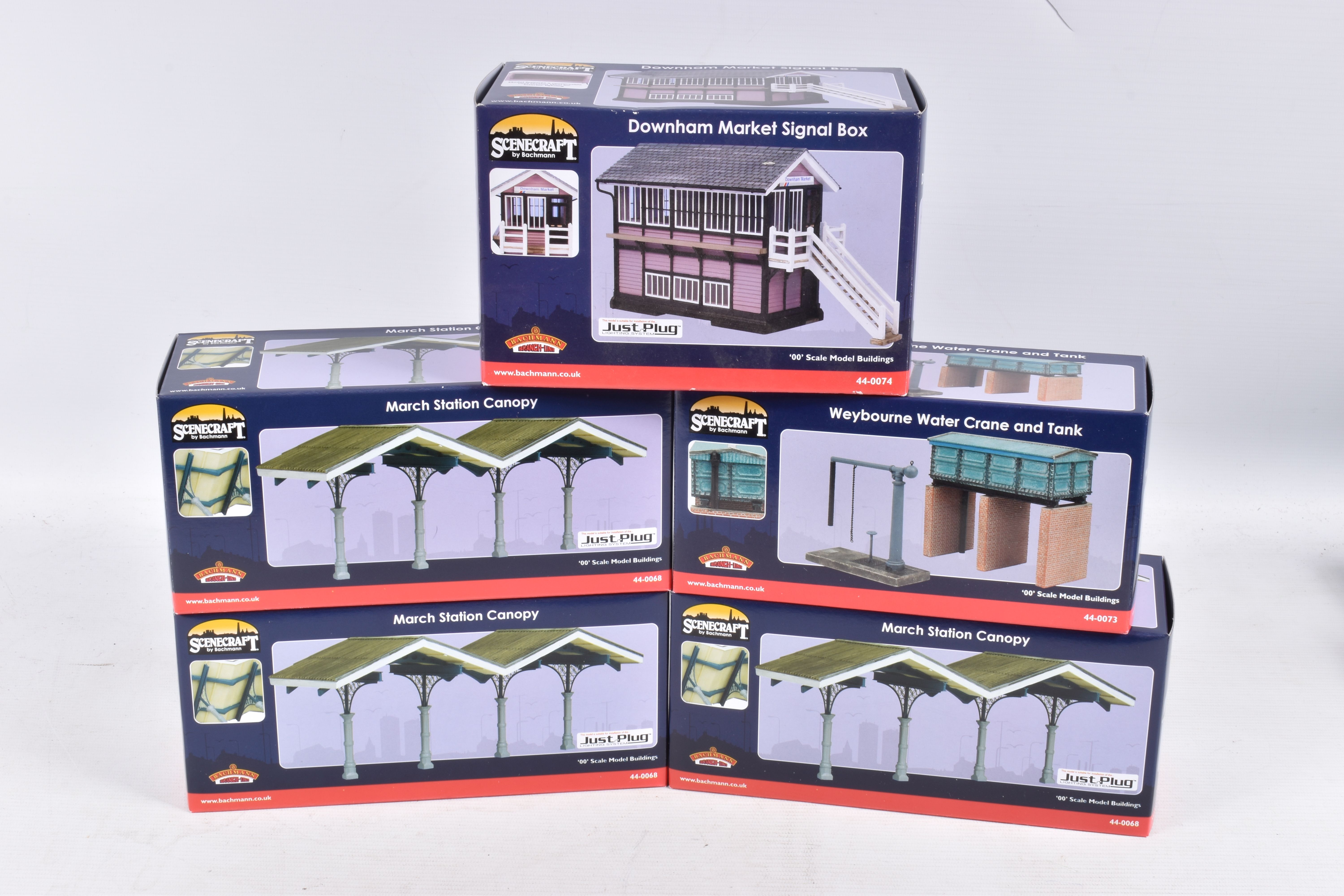 TEN BACHMANN BRANCHLINE SCENECRAFT MODEL BUILDINGS, OO Gauge, to ...