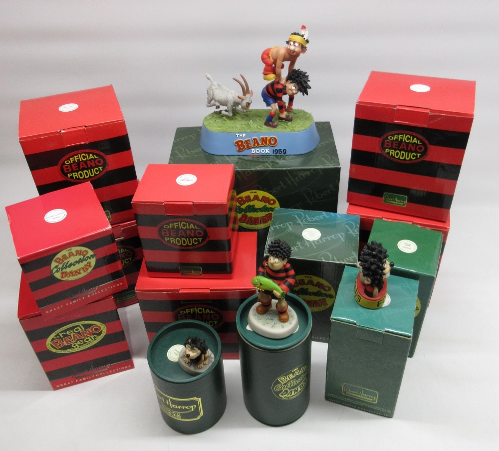 Collection of Robert Harrop Beano figures incl. The Beano Book Front ...
