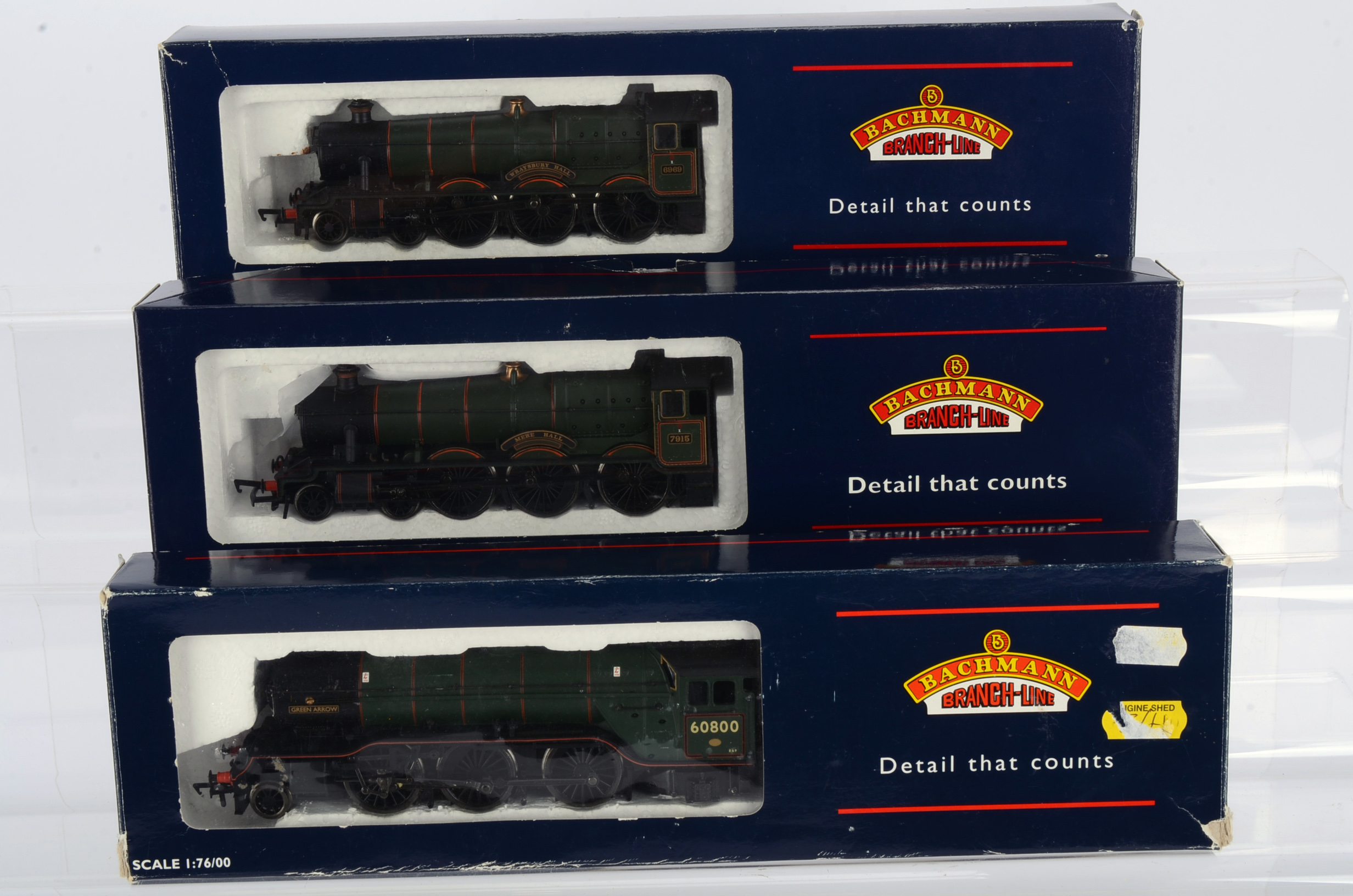Bachmann OO Gauge BR Steam Locomotive and Tenders, three boxed examples ...