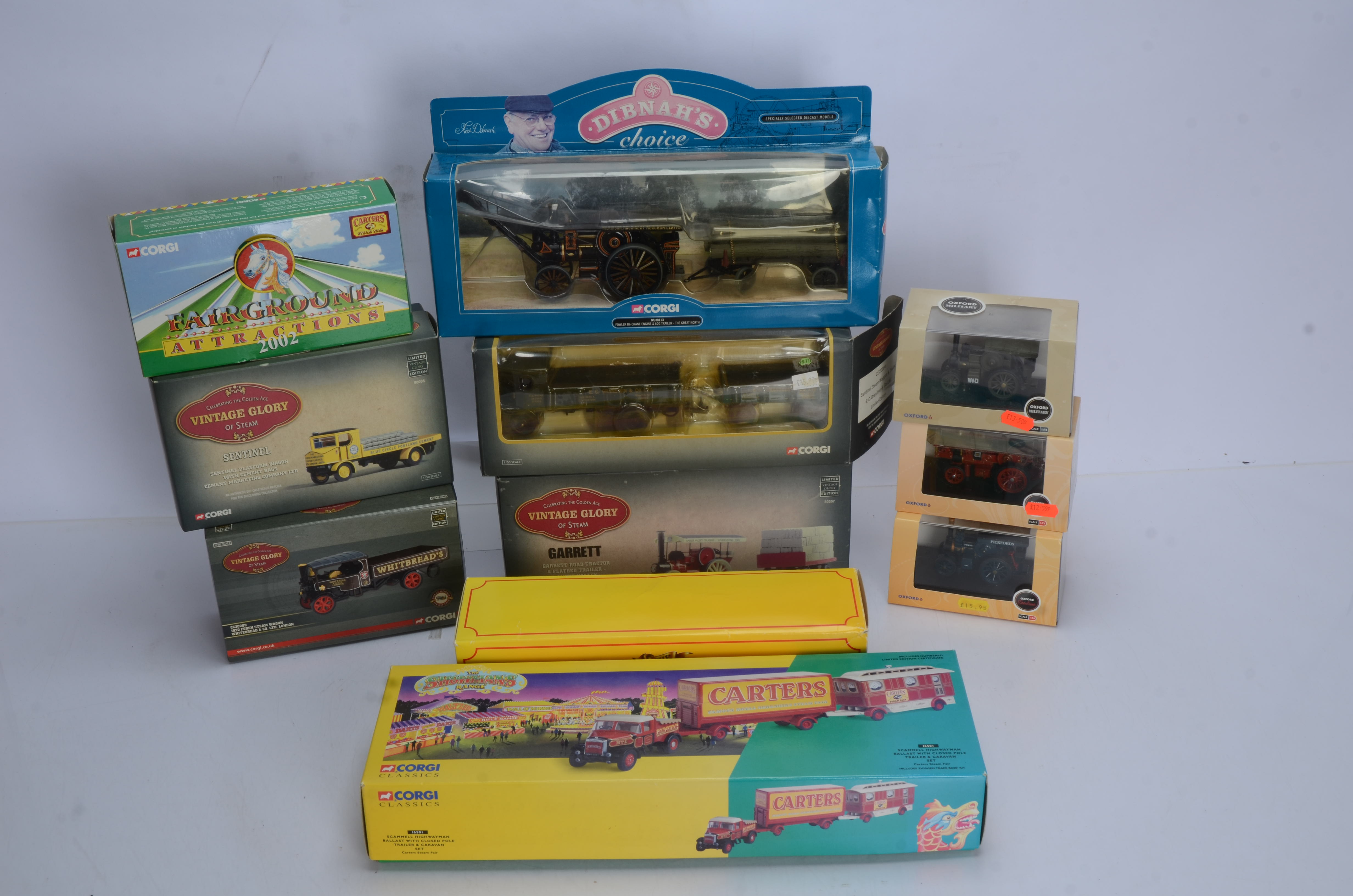 Corgi and Other Steam Fairground and Circus Diecast Models, all boxed ...