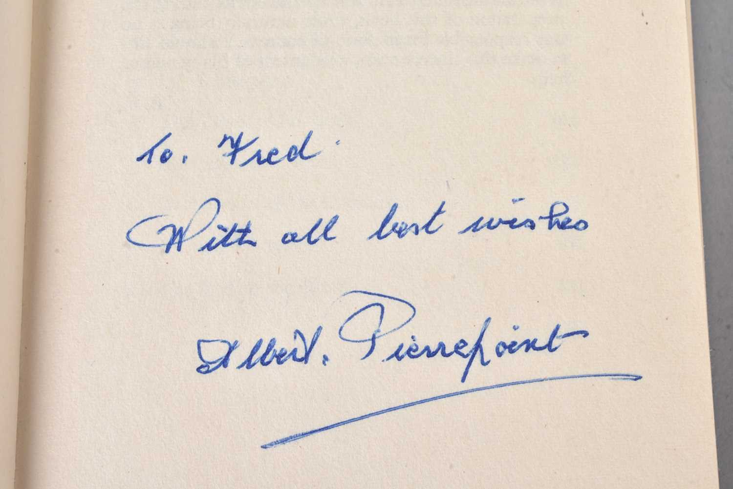 A signed copy of Executioner: Pierrepoint - The Amazing Autobiography ...