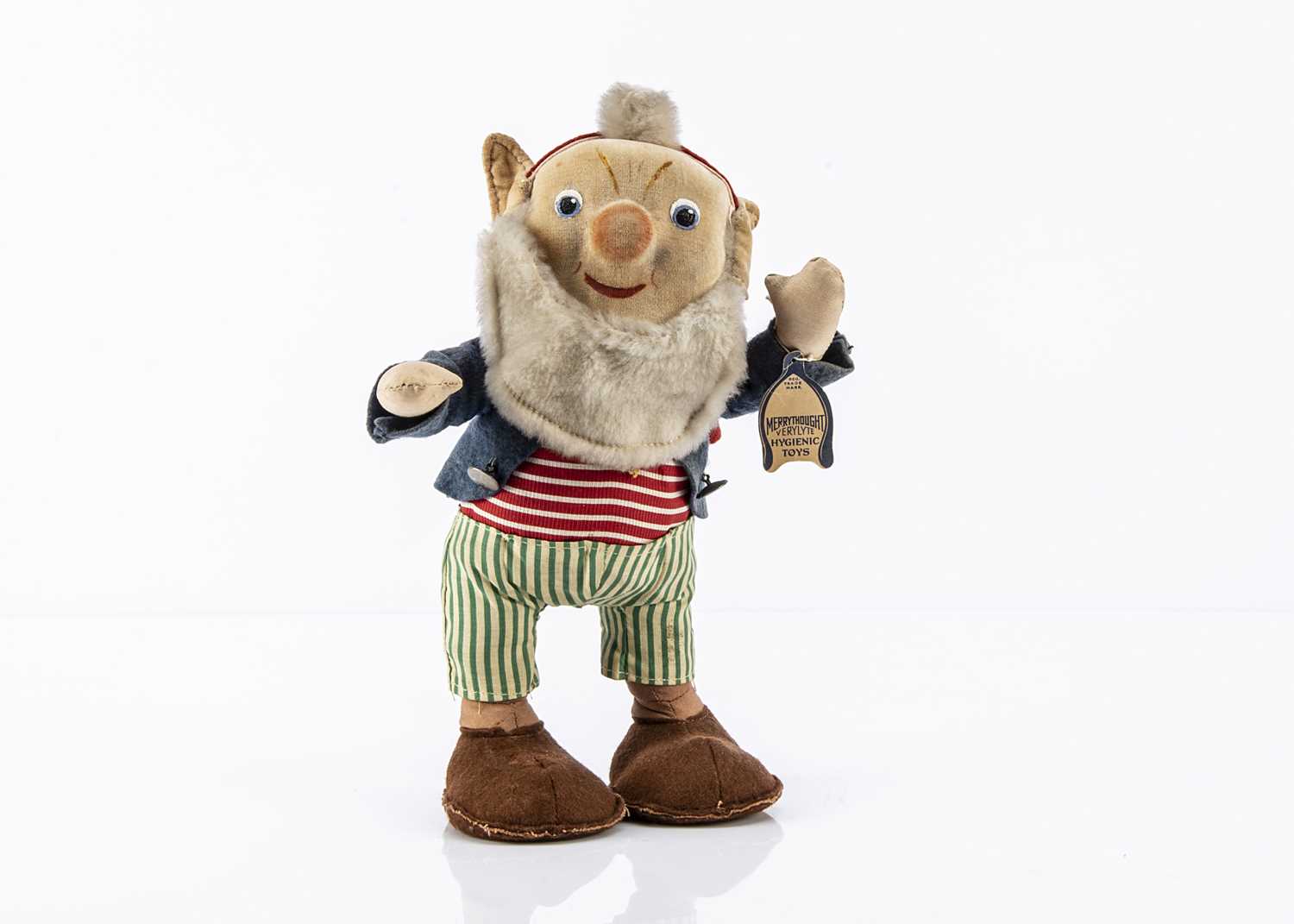 A Merrythought Enid Blyton’s Big Ears doll circa 1958, with velvet face ...