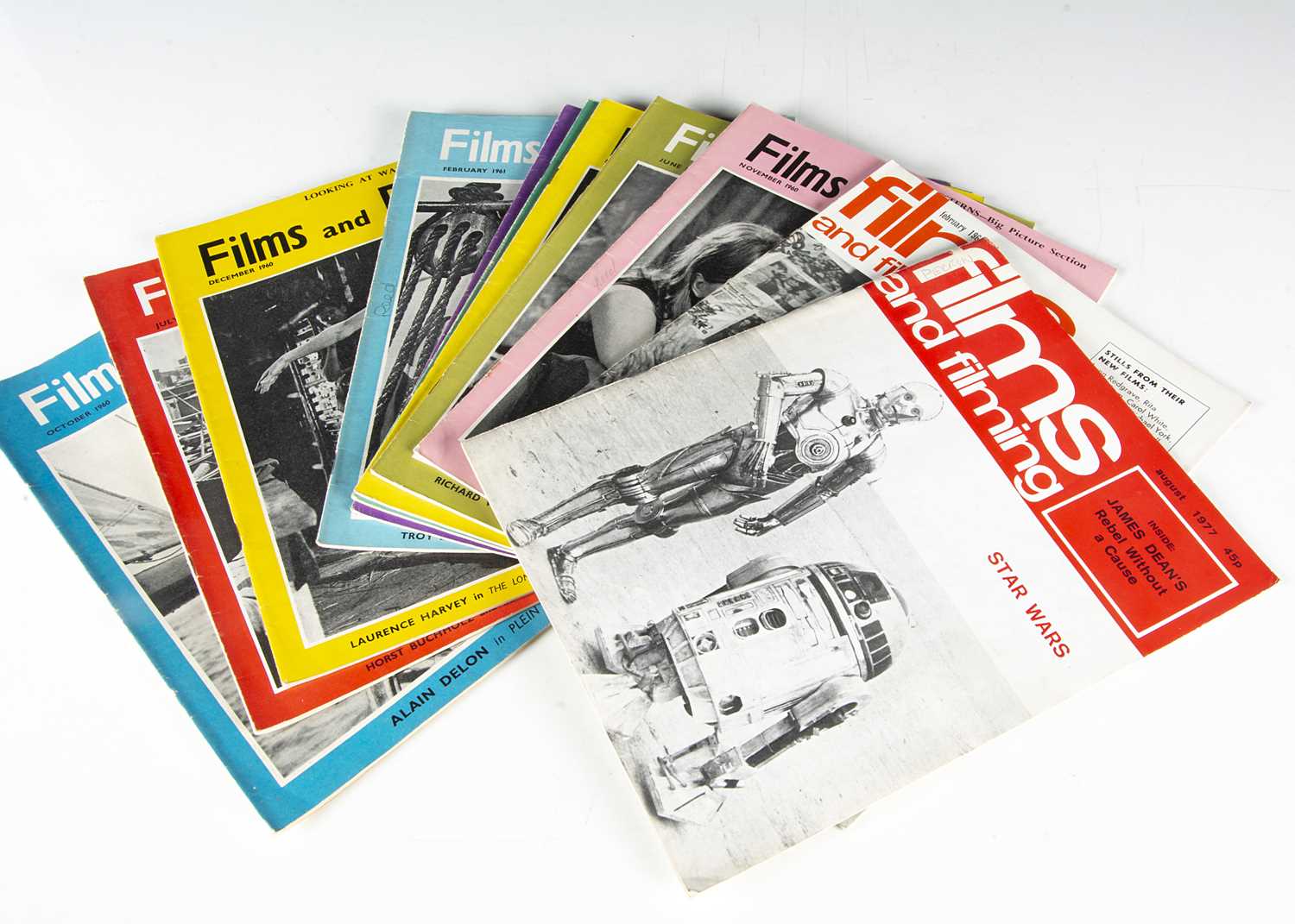 Films and Filming Magazines / Star Wars, fifteen issues of Films and ...