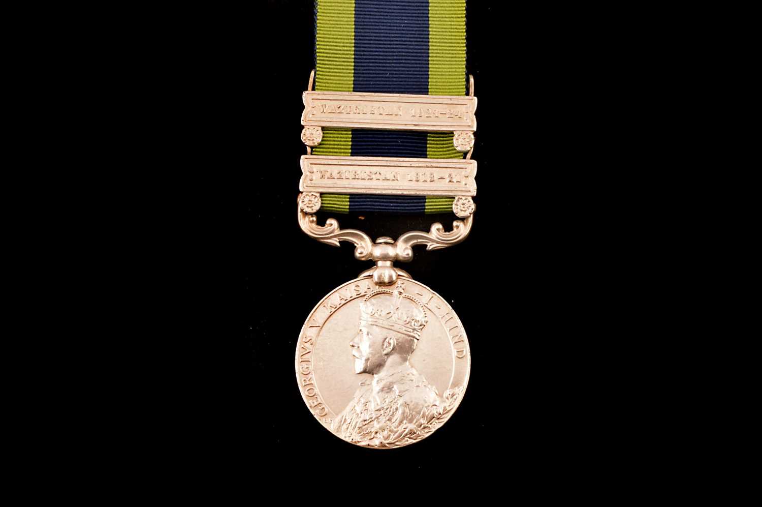 Indian General Service medal 1908-35 with two clasps, awarded to Sepoy ...