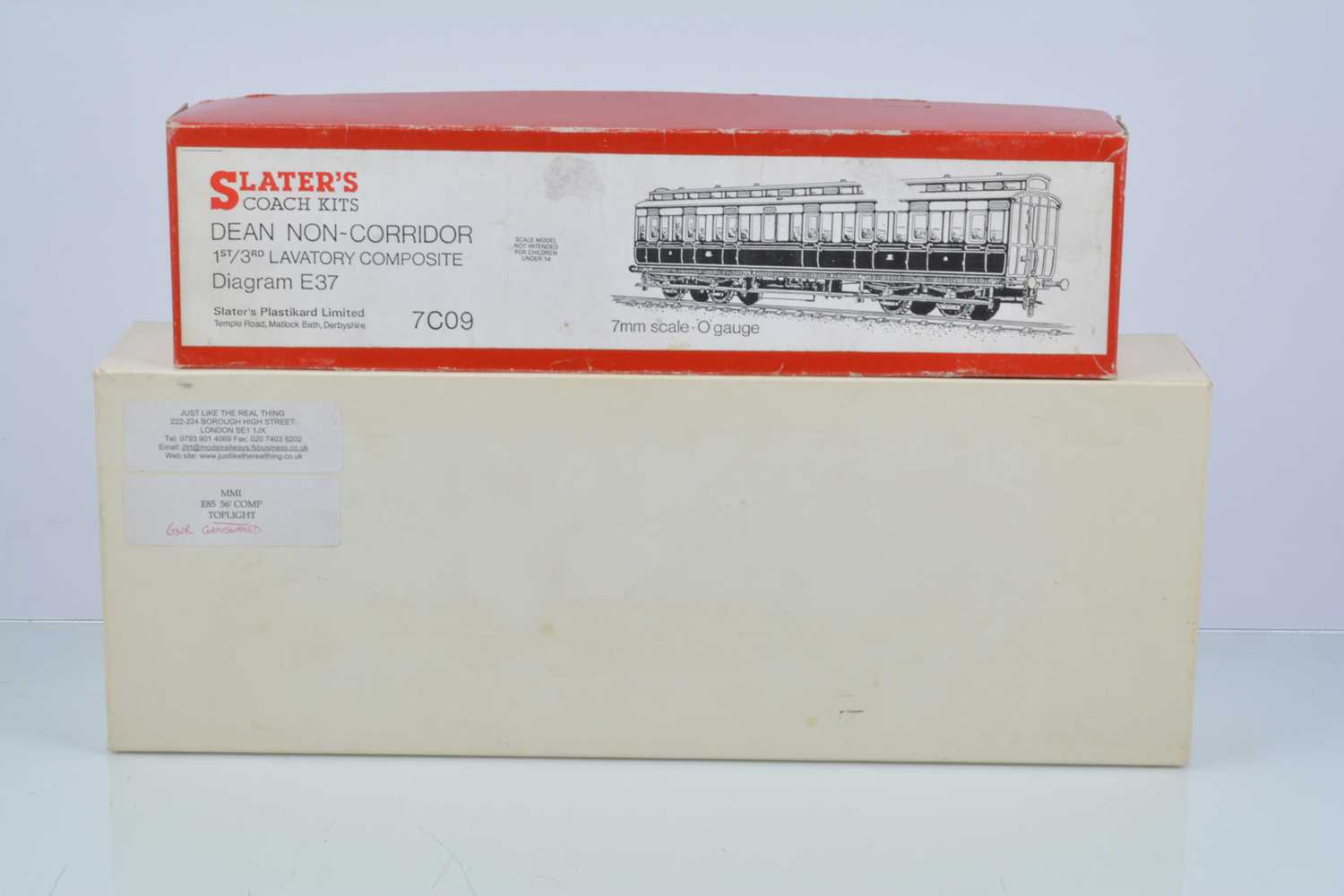 Finescale 0 Gauge GWR Coach kits by Slater's and JLTRT, a part-made ...