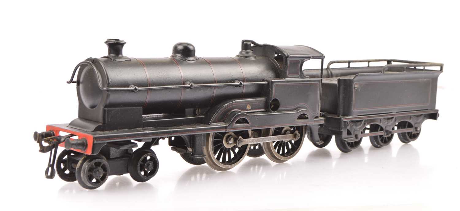 A Bing/Bassett-Lowke 0 Gauge (probably converted) 3-rail electric LNWR ...