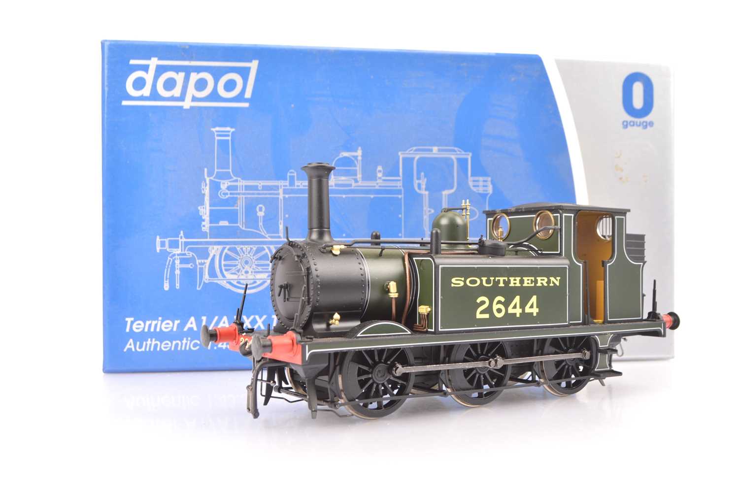 V Dapol 0 Gauge 7S-010-003D SR lined green Terrier A1X 2644 0-6-0 Tank ...