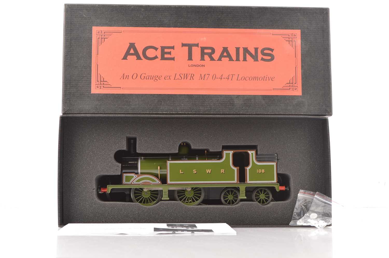 ACE Trains 0 Gauge E/24 LSWR green Class M7 0-4-0 Tank Locomotive 108 ...