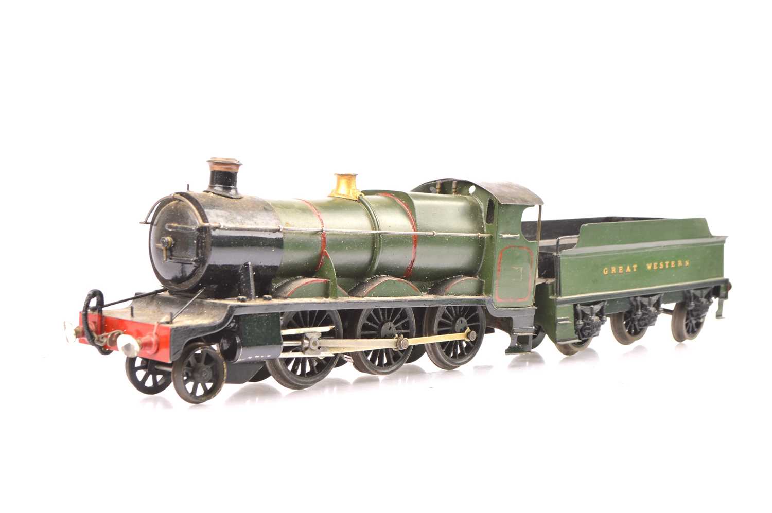 A repainted Leeds Model Co 0 Gauge 3-rail electric GWR 2-6-0 'Mogul ...
