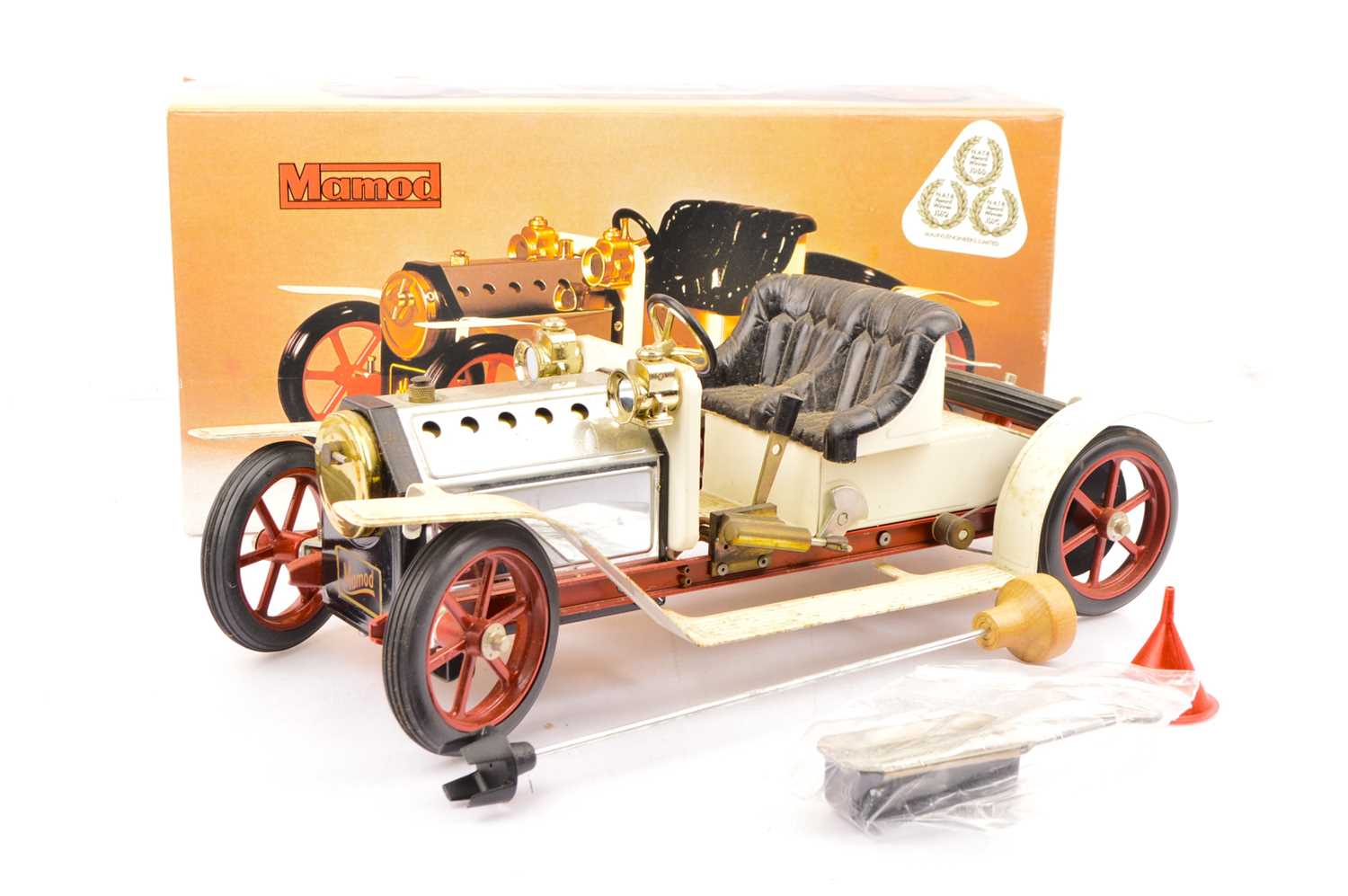 A boxed Mamod spirit-fired Steam Limousine SL1, with original six ...