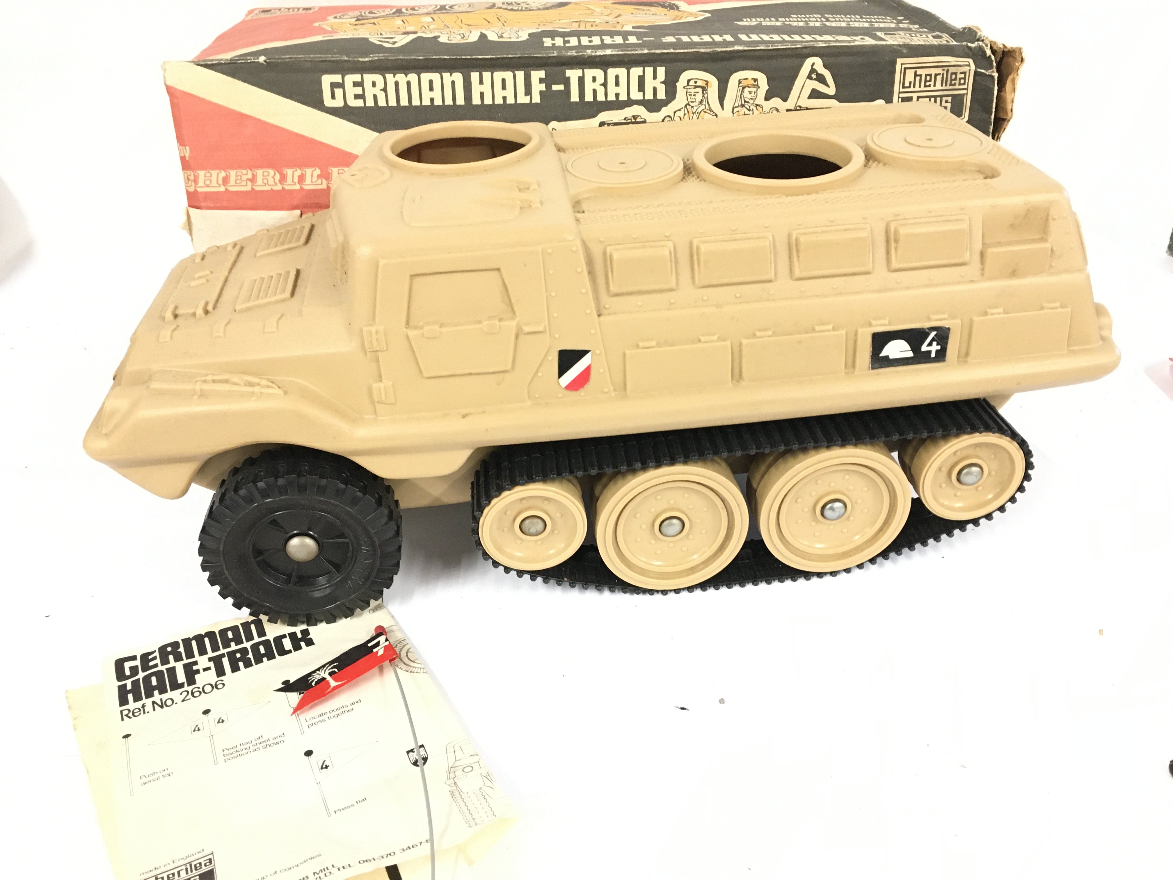 A Boxed Cherilea Toys German Half-Track.parts Missing.