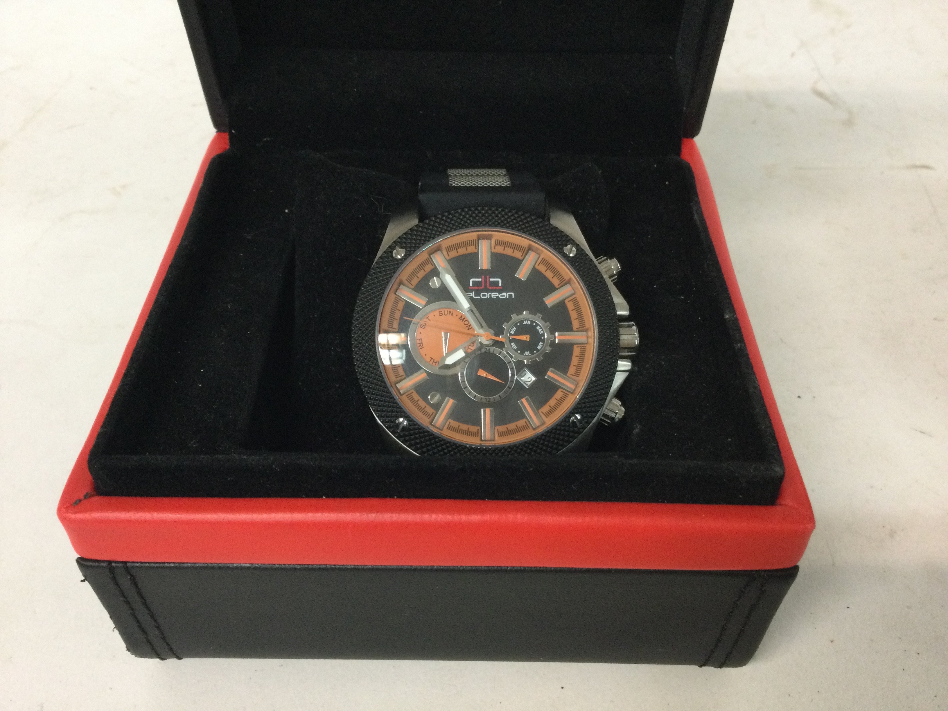 Delorean gents limited edition automatic adrenaline watch