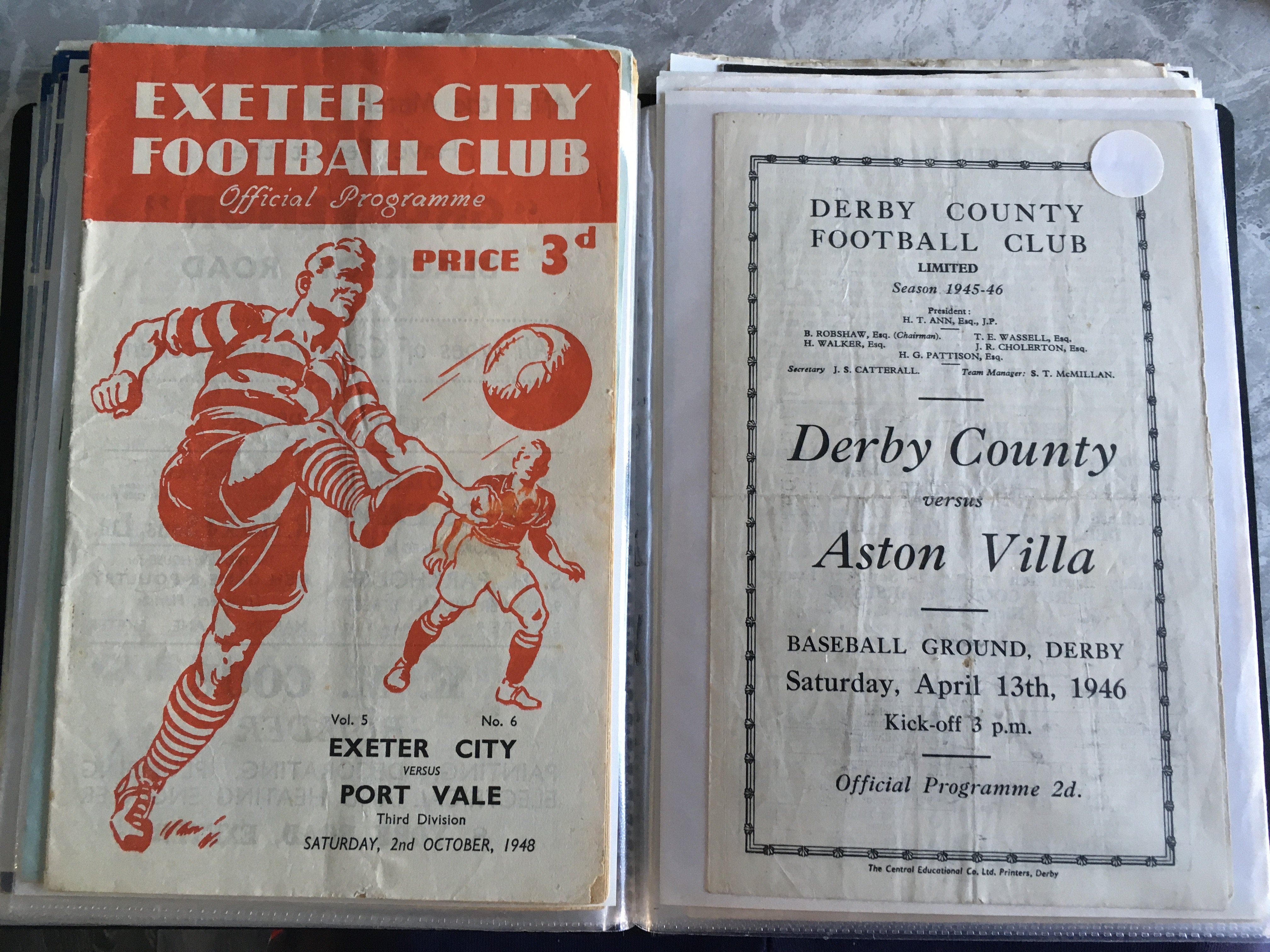 1950s Football Programmes: Variety of clubs to include a fair 48/49 ...