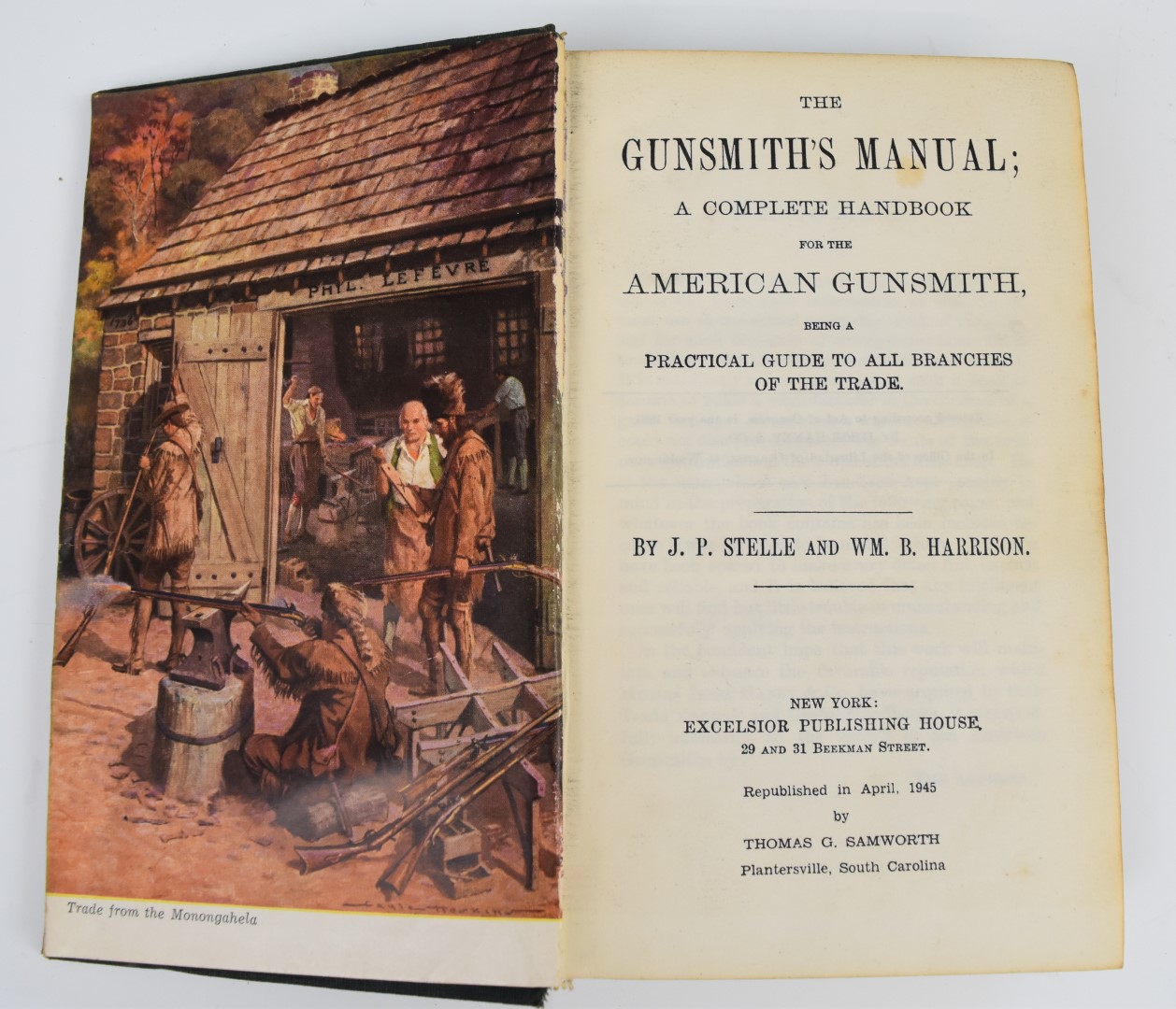 Ten gun related reference books including Gunsmithing by Roy D Dunlap ...