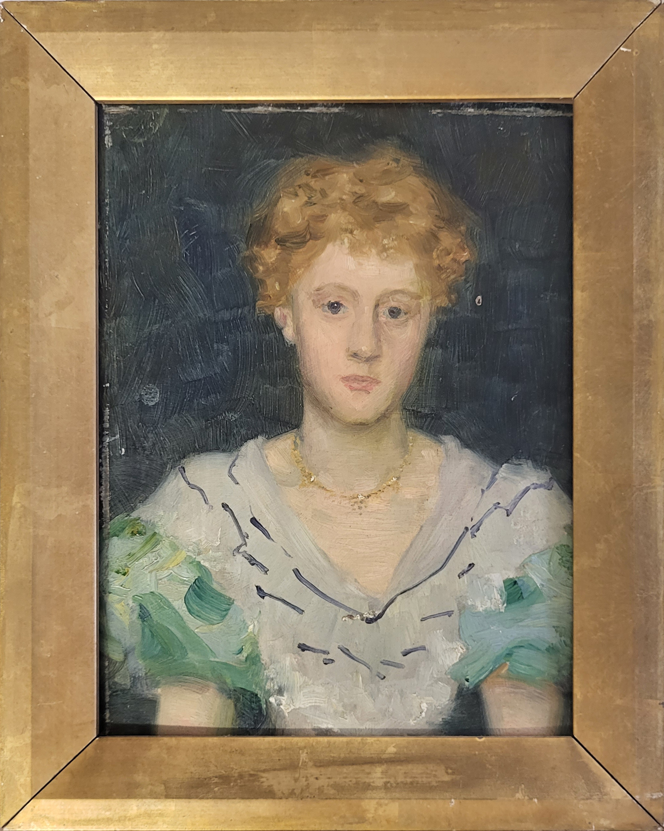ATTRIBUTED TO HENRY SCOTT TUKE, R.A., RWS, BRITISH, 1858 - 1929, OIL ON ...