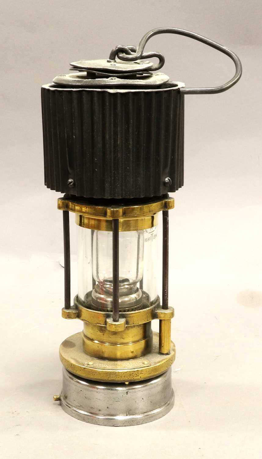 Patterson Type HCP Mining Lamp with 91 stamped to base