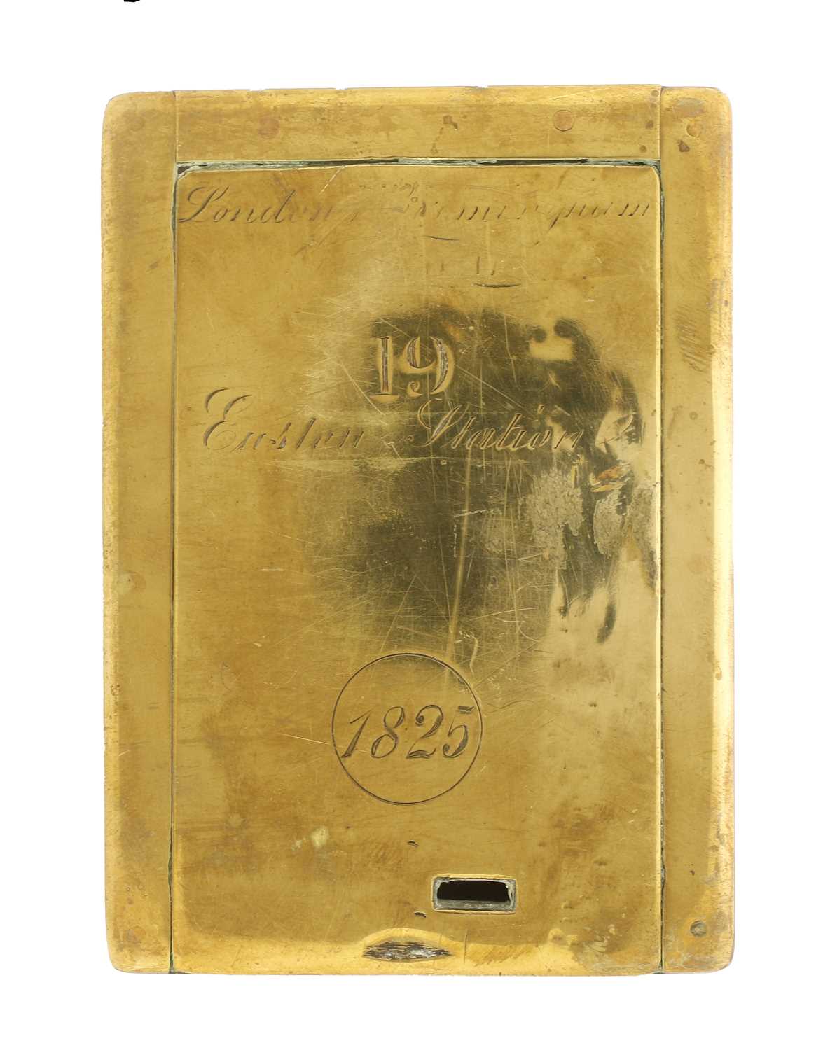 A Rare Railway Mail-Coach Guard's Timepiece, circa 1840, brass and ...