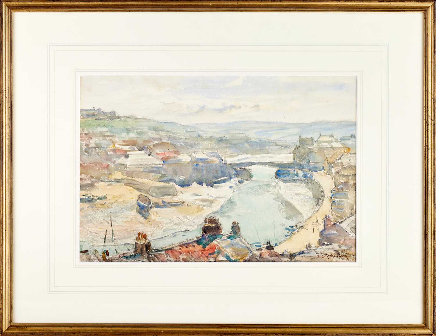 Frederic Stuart Richardson RSW, ROI, RI (1855-1954) Whitby View Signed ...