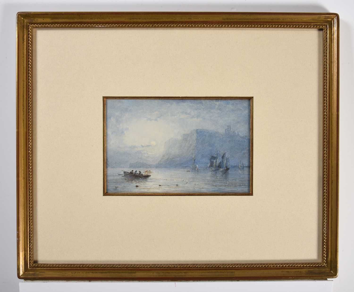 George Weatherill (1810-1890)Shipping off Whitby by moonlight ...