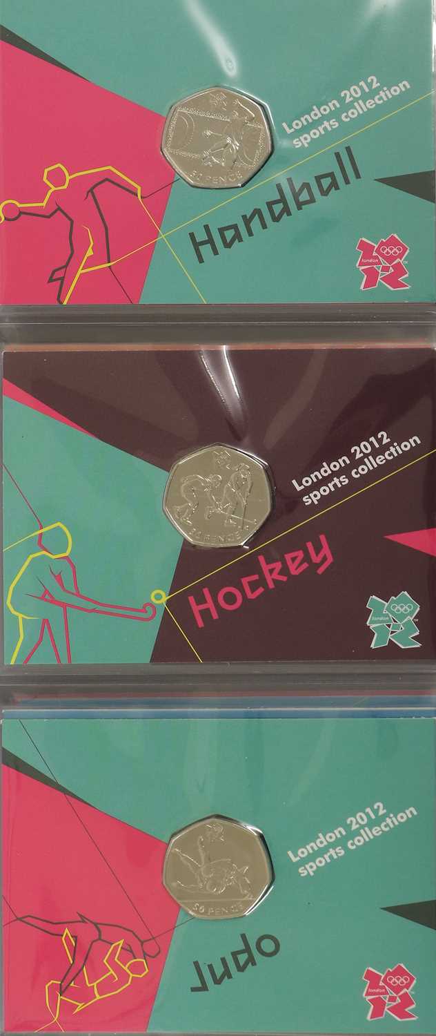 Complete London 2012 Olympic 50p Collection; 29x coins, all ...