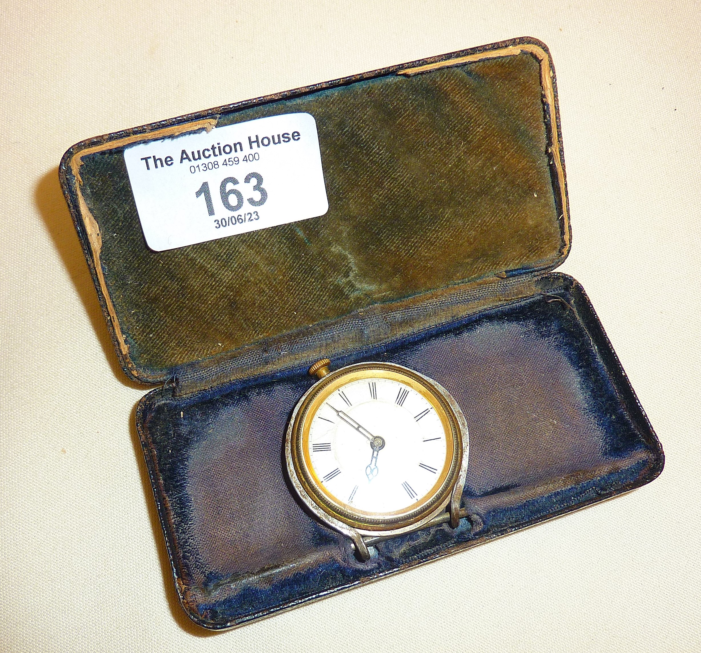 WW1 cased travelling pocket watch with Doxa movement as used by a Royal ...