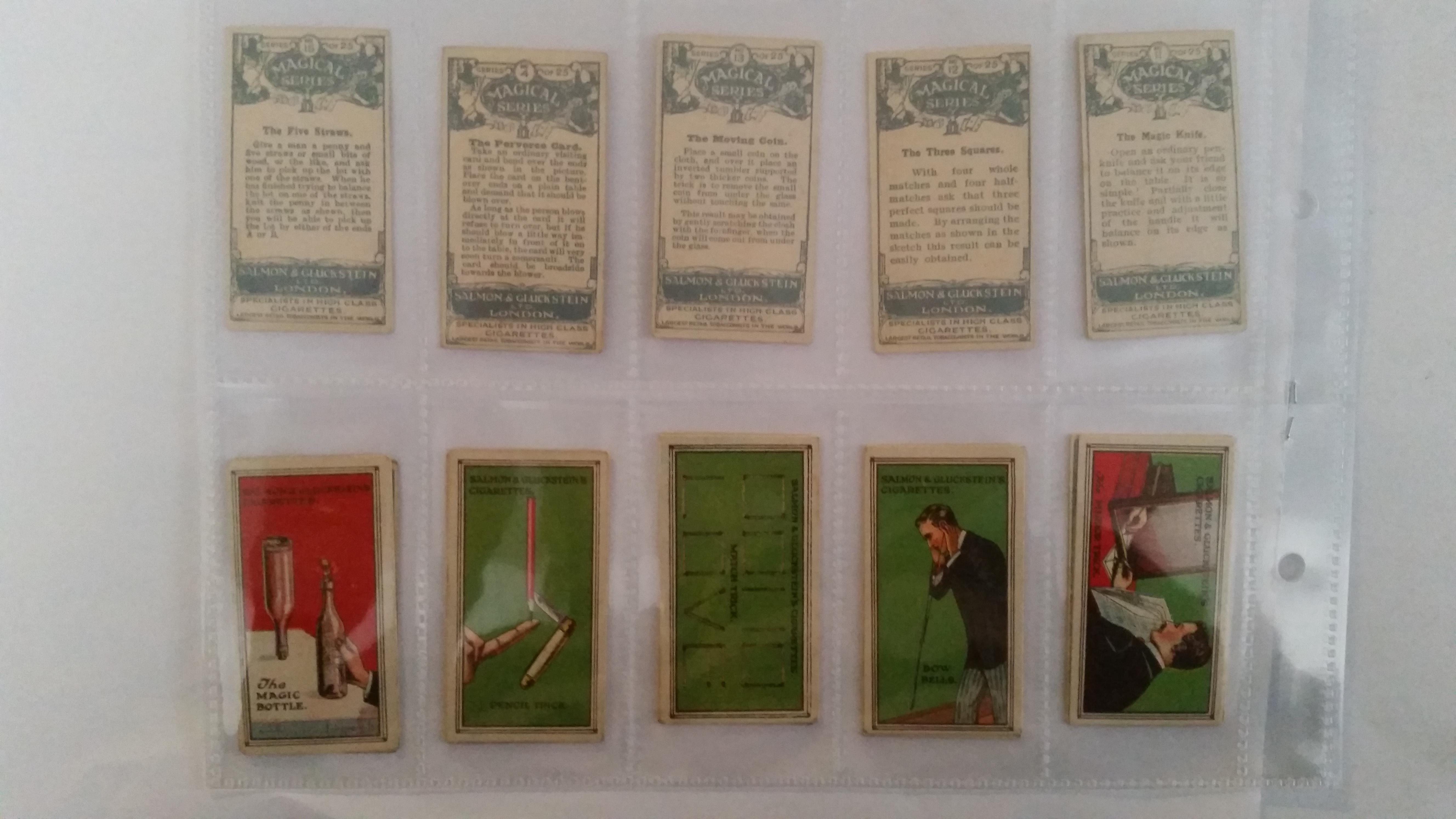 SALMON & GLUCKSTEIN, Magical Series, complete, generally G, a few VG, 25