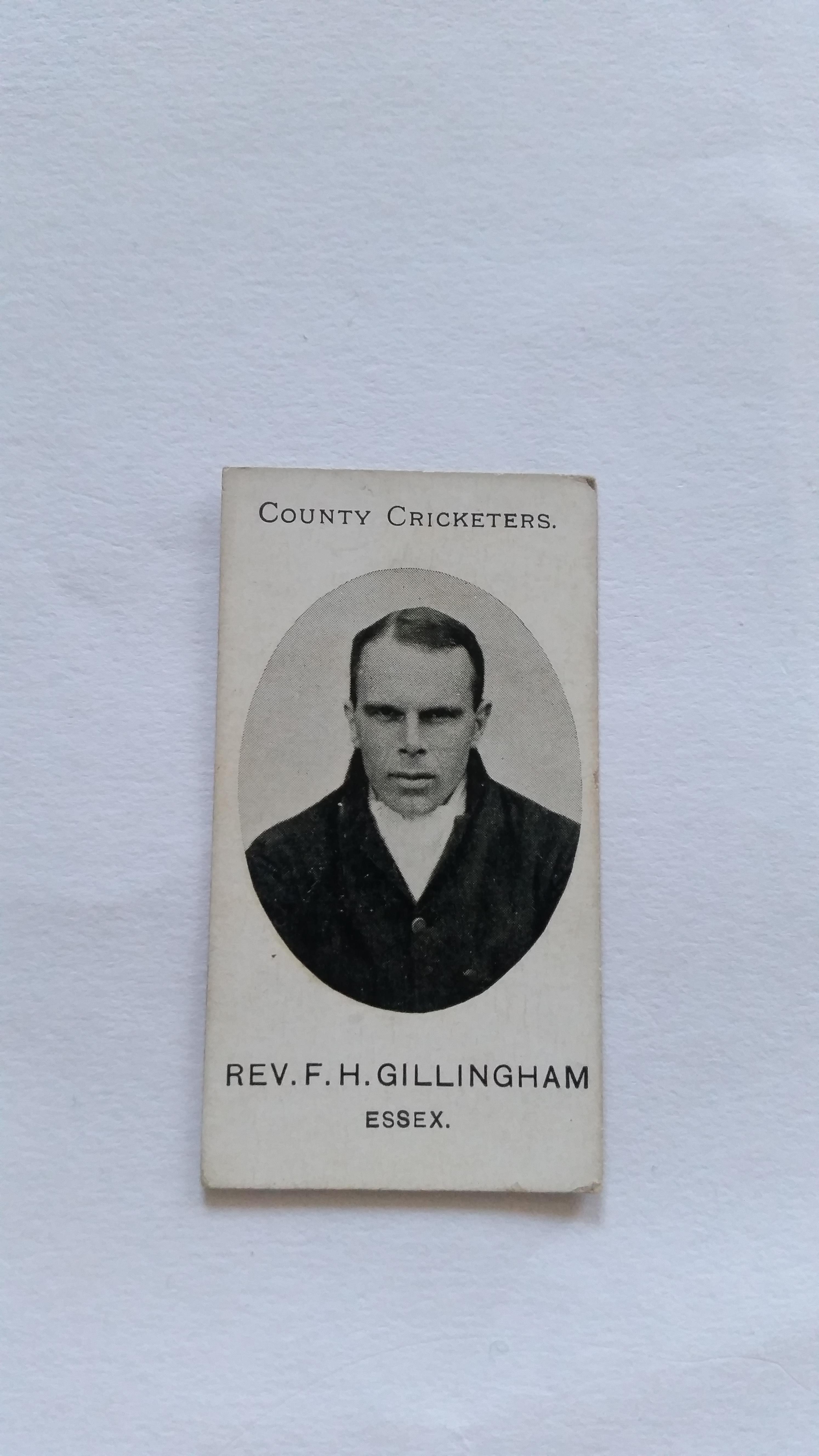 TADDY, County Cricketers, Rev. F. H. Gillingham, Essex, small corner ...