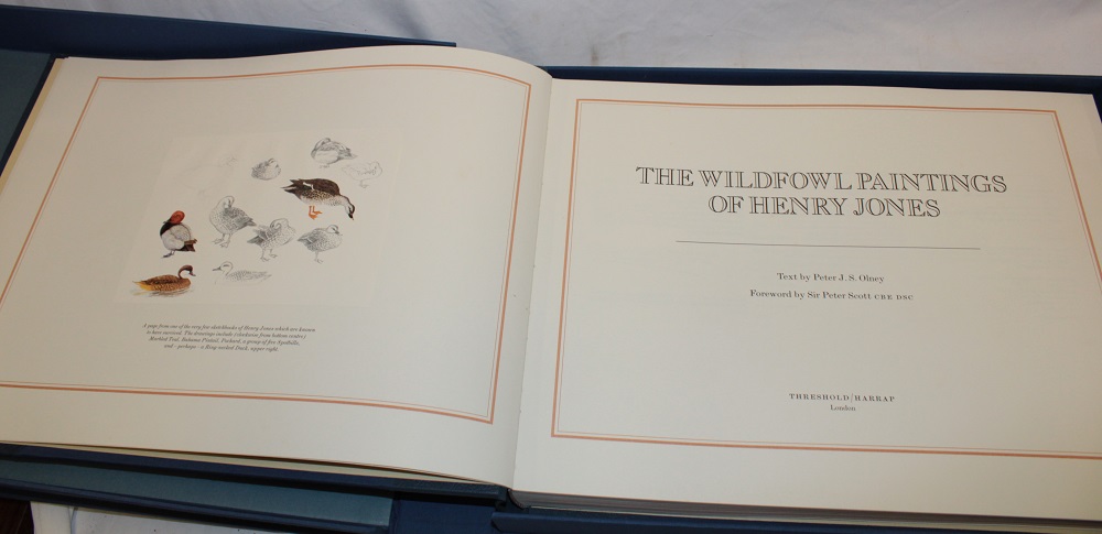 Olney (PJS) The Wild Fowl Paintings of Henry Jones, 1 vol. colour illus ...