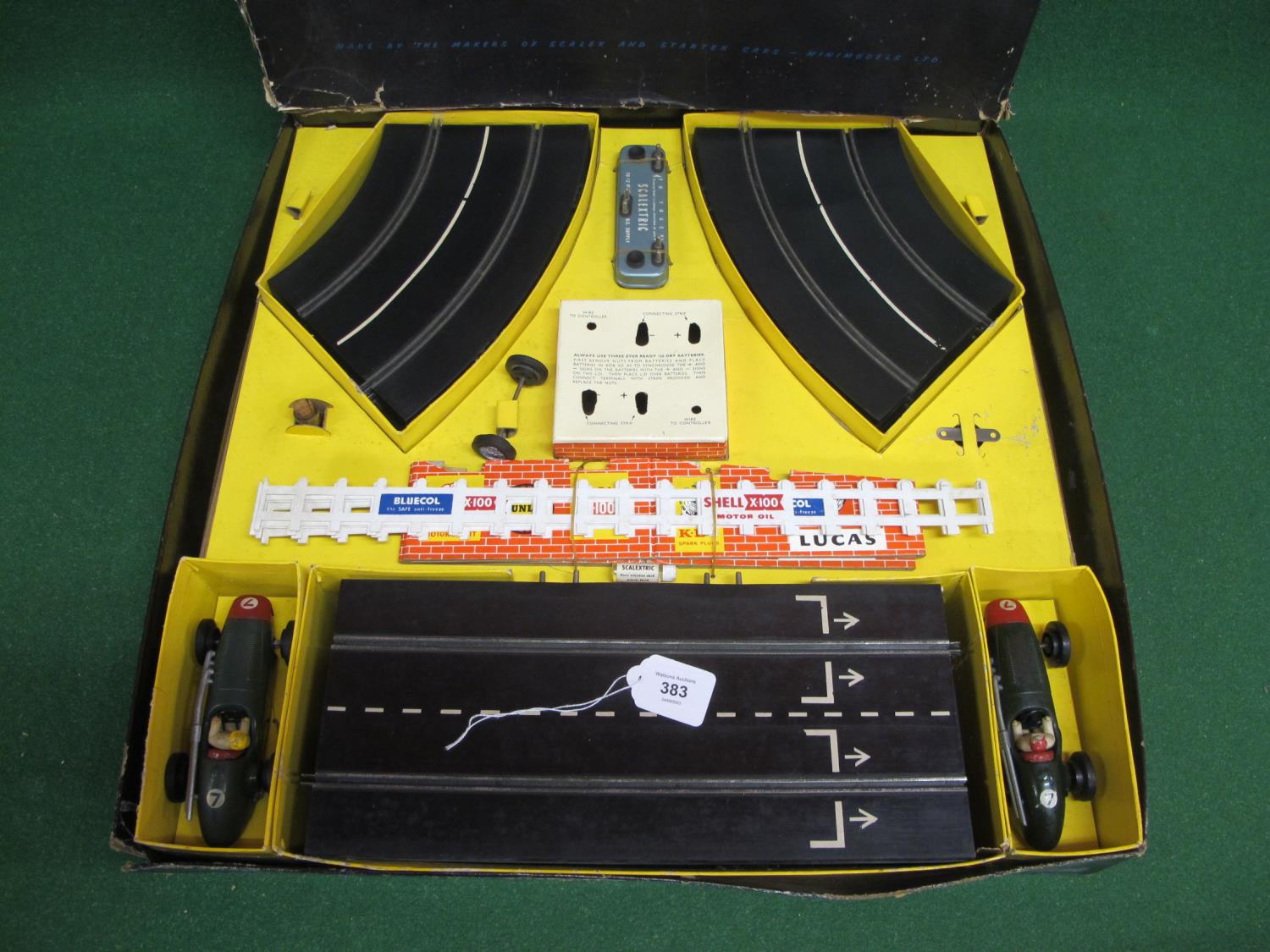Boxed 1957/1958 Minimodels Scalextric Model Motor Racing set with ...