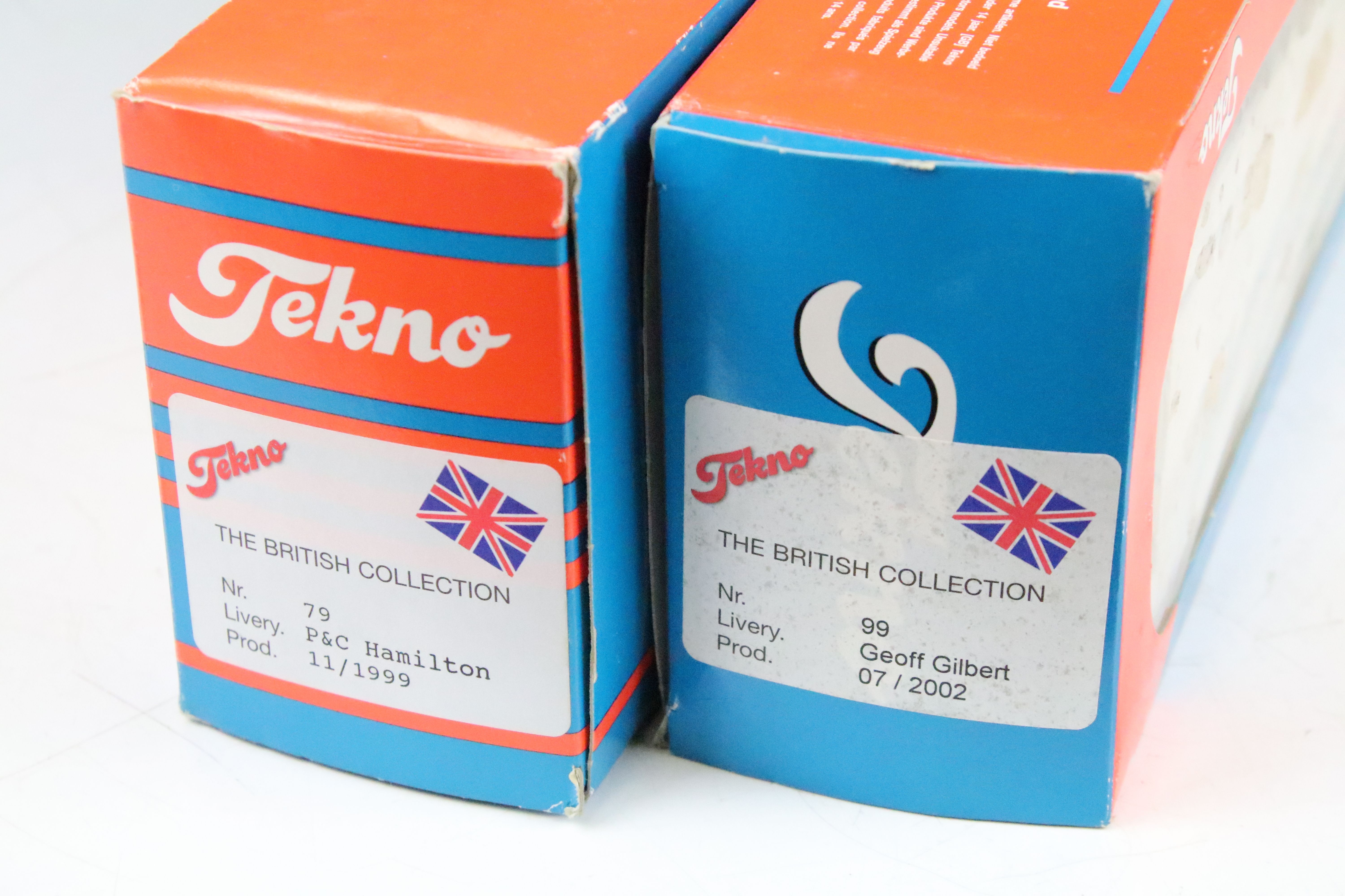 Five boxed Tekno The British Collection diecast haulage models to ...