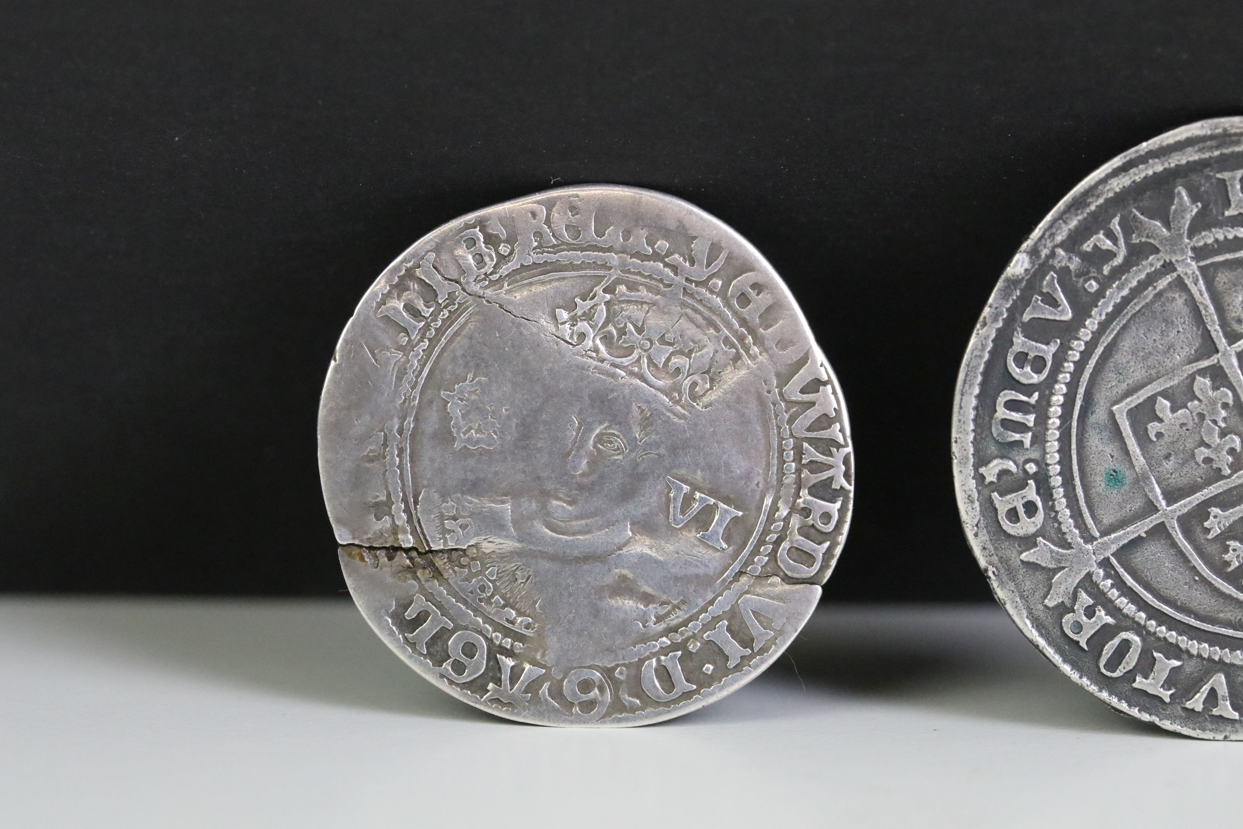 A British King Edward VI hammered silver sixpence coin (London Mint ...