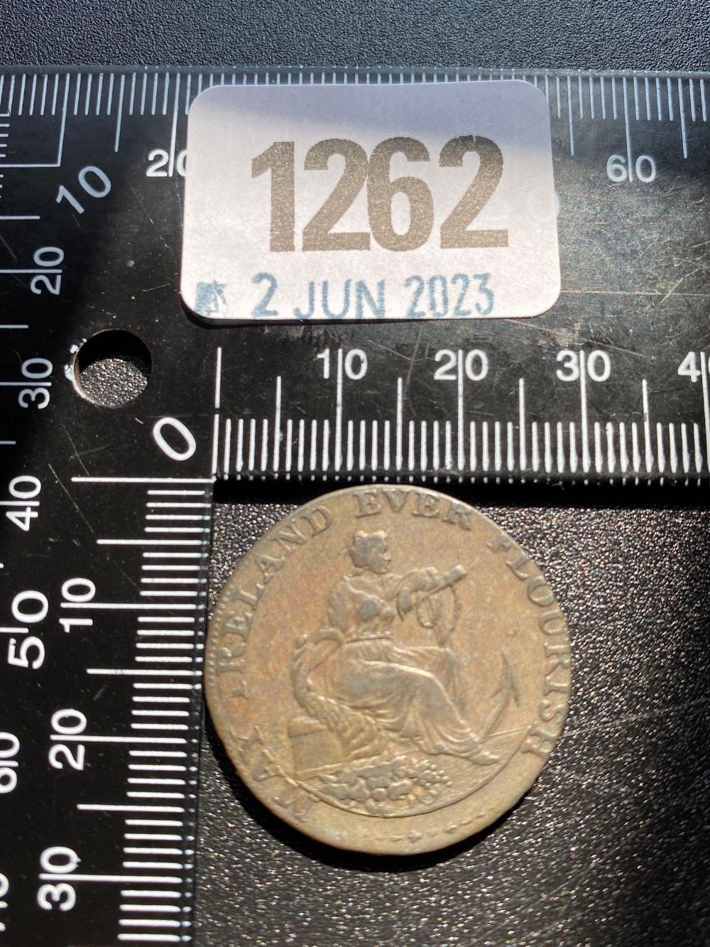 Dublin half-penny token 1794