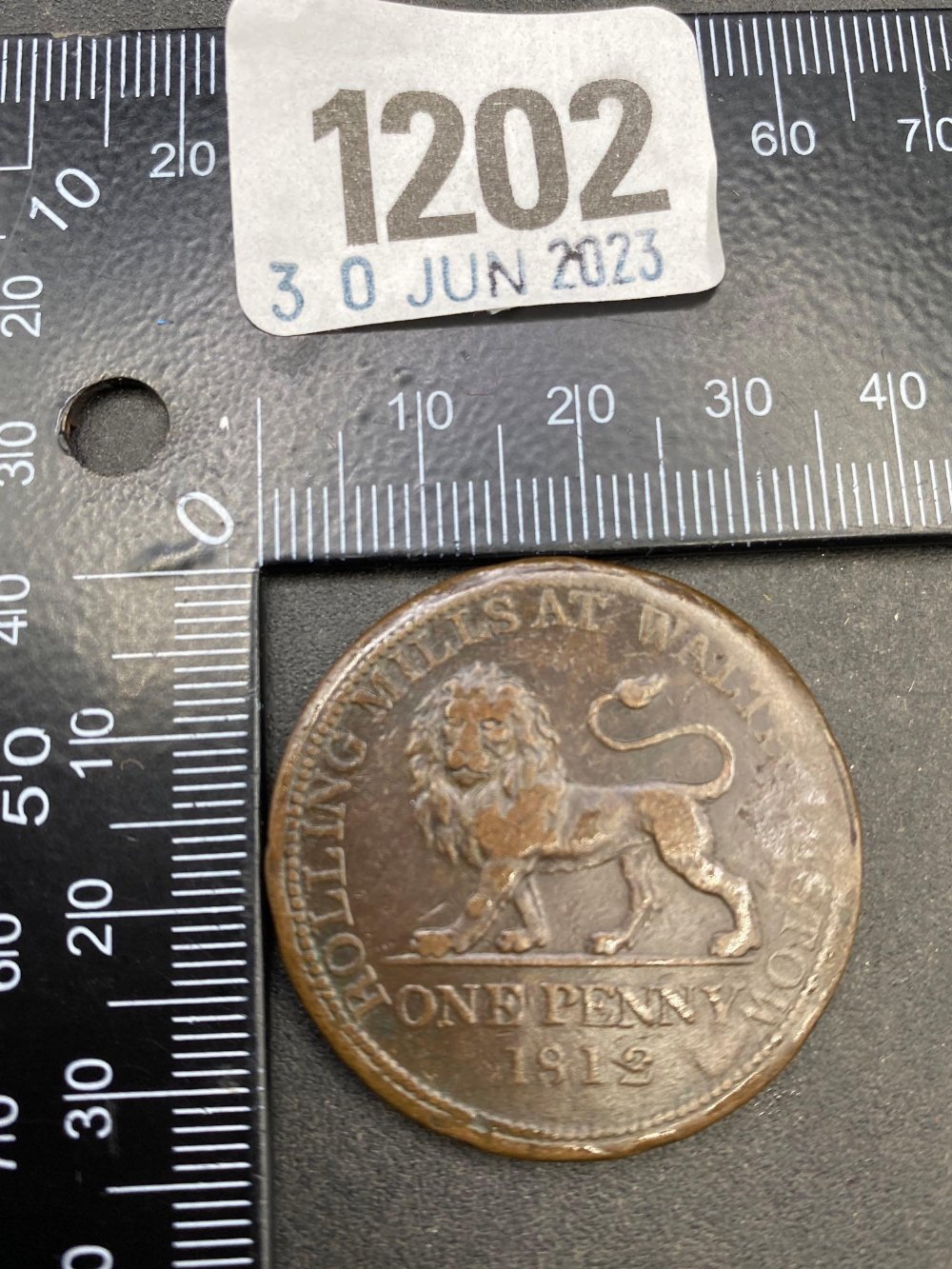 1812 Walthamstow penny token