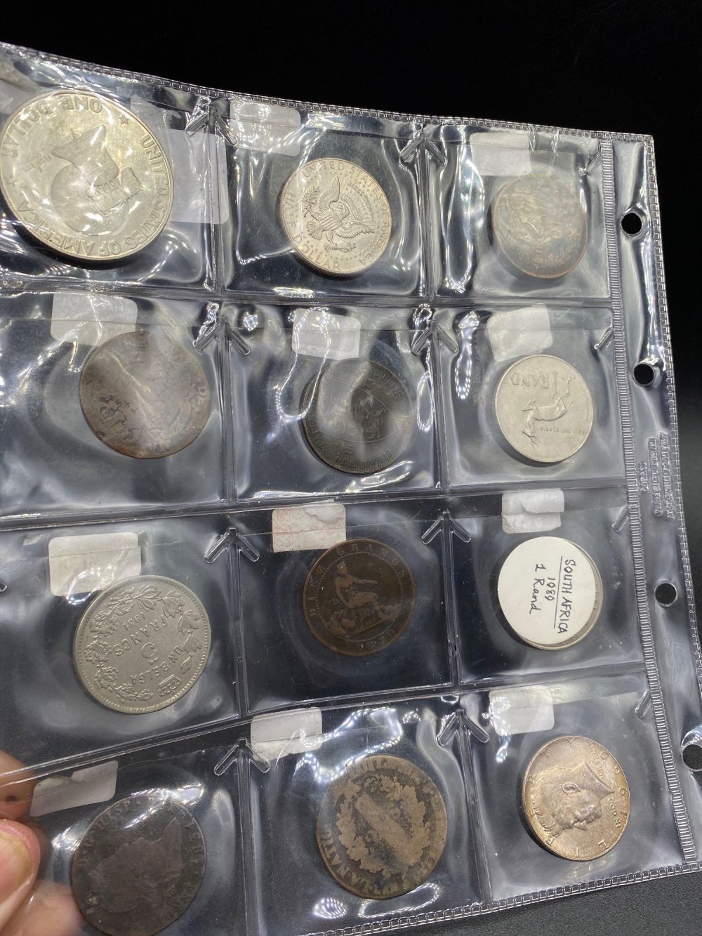 Page of interesting foreign coins