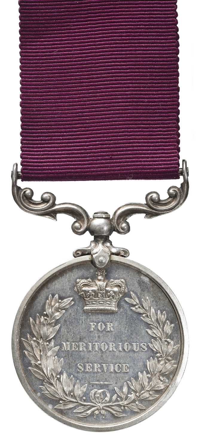 An Army Meritorious Service Medal to Quartermaster Sergeant R. Rourke ...