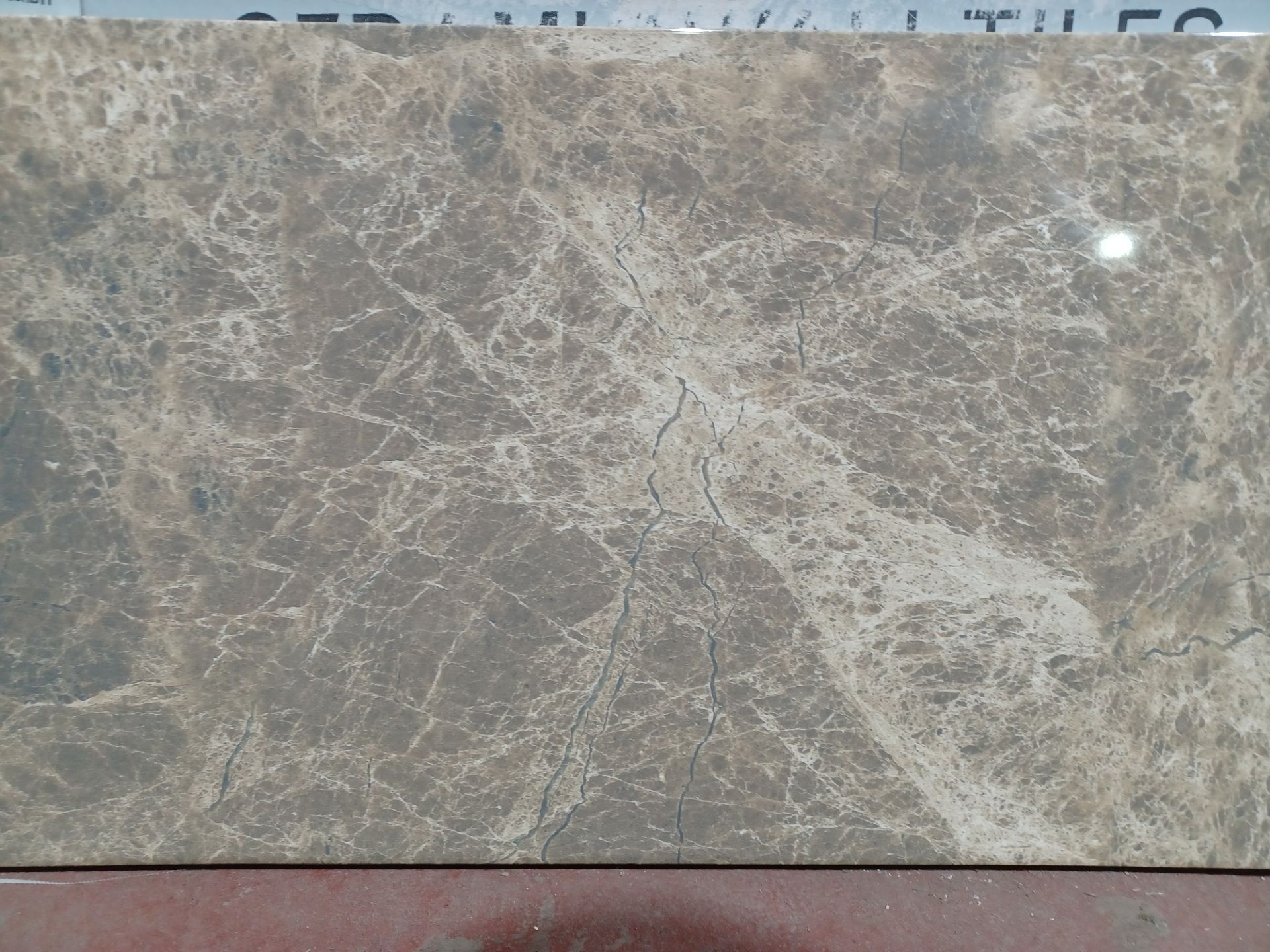 PALLET TO CONTAIN 40 X NEW PACKS OF Johnson Tiles Siena Brown Marble ...