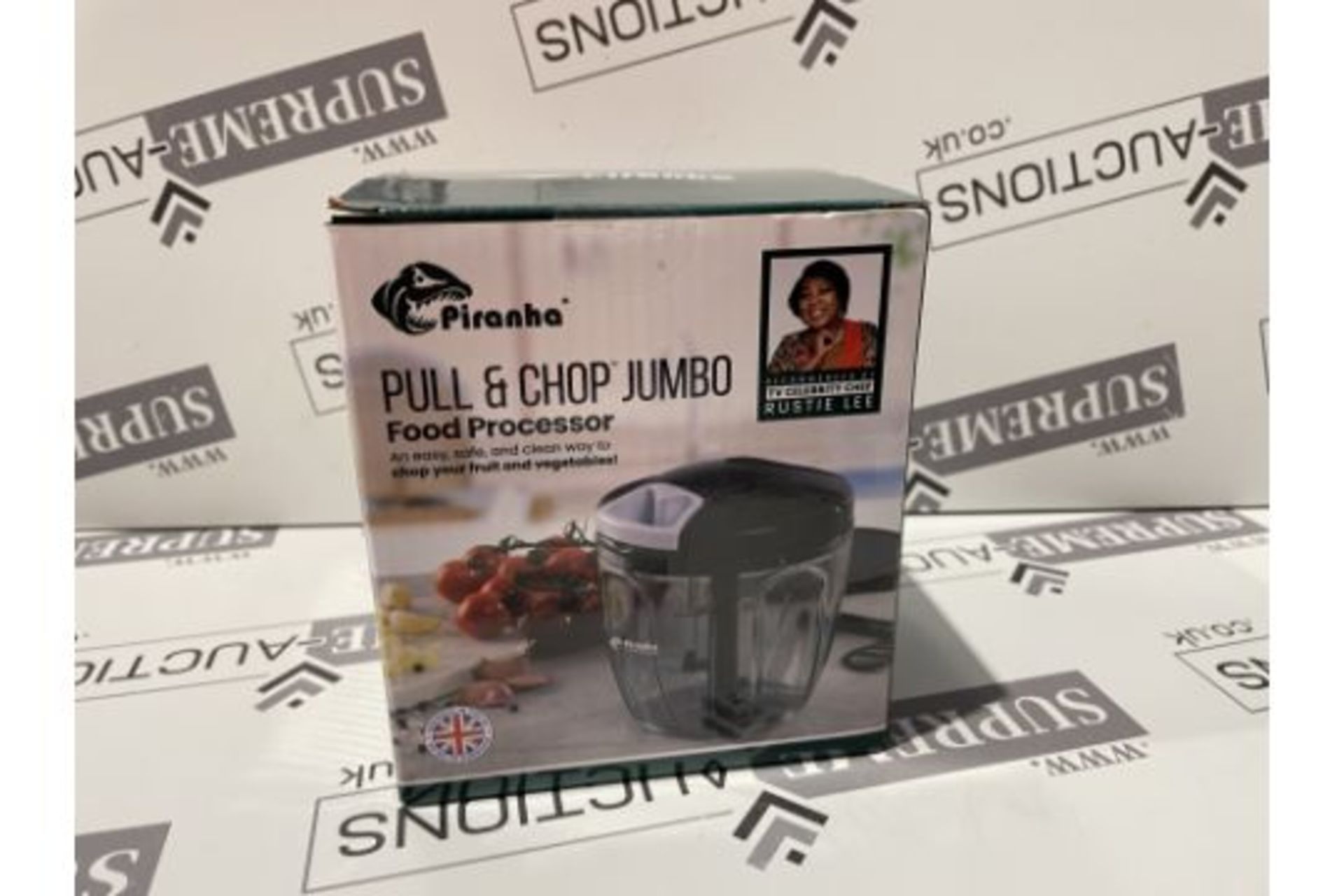 18 X BRAND NEW PIRANHA PULL AND CHOP FOOD PROCESSORS (SB0023DB)