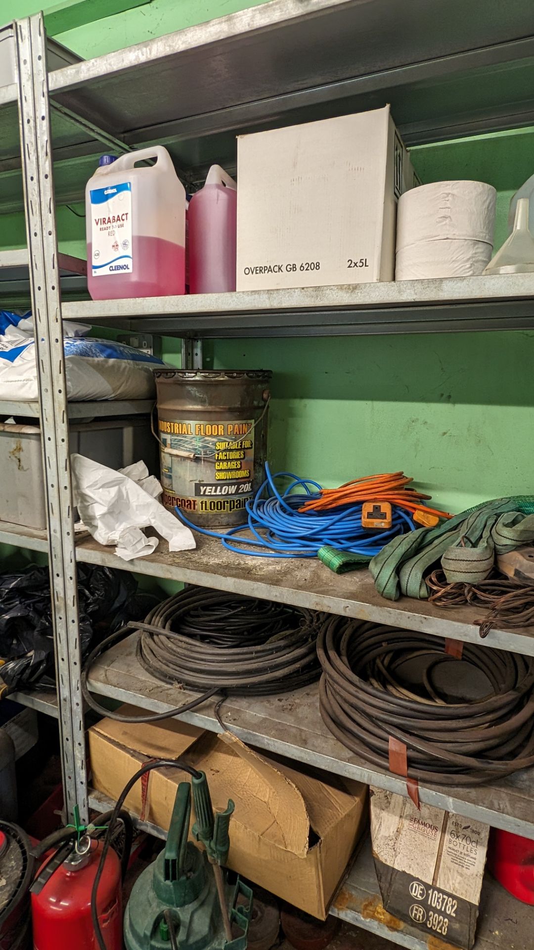 Metal racking plus contents