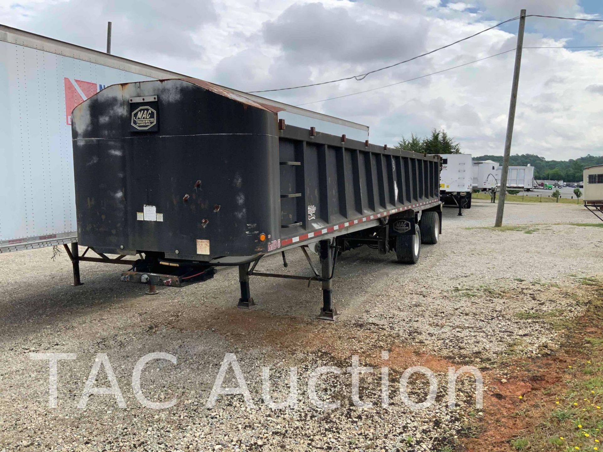 2007 MAC 39ft Steel End Dump Trailer Location: Near Cartersville, GA ...