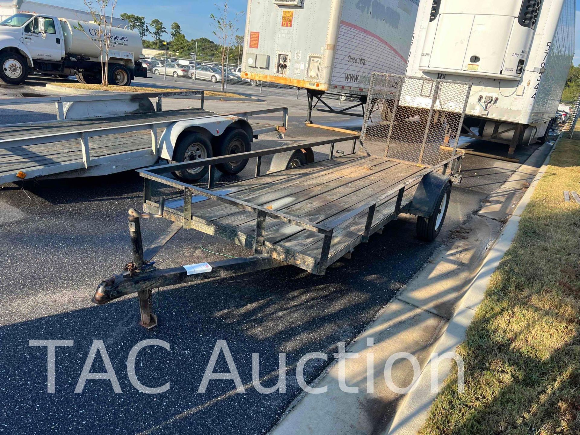 2007 14ft Utility Trailer Location: Mobile, AL Stock Number: JM095 ...