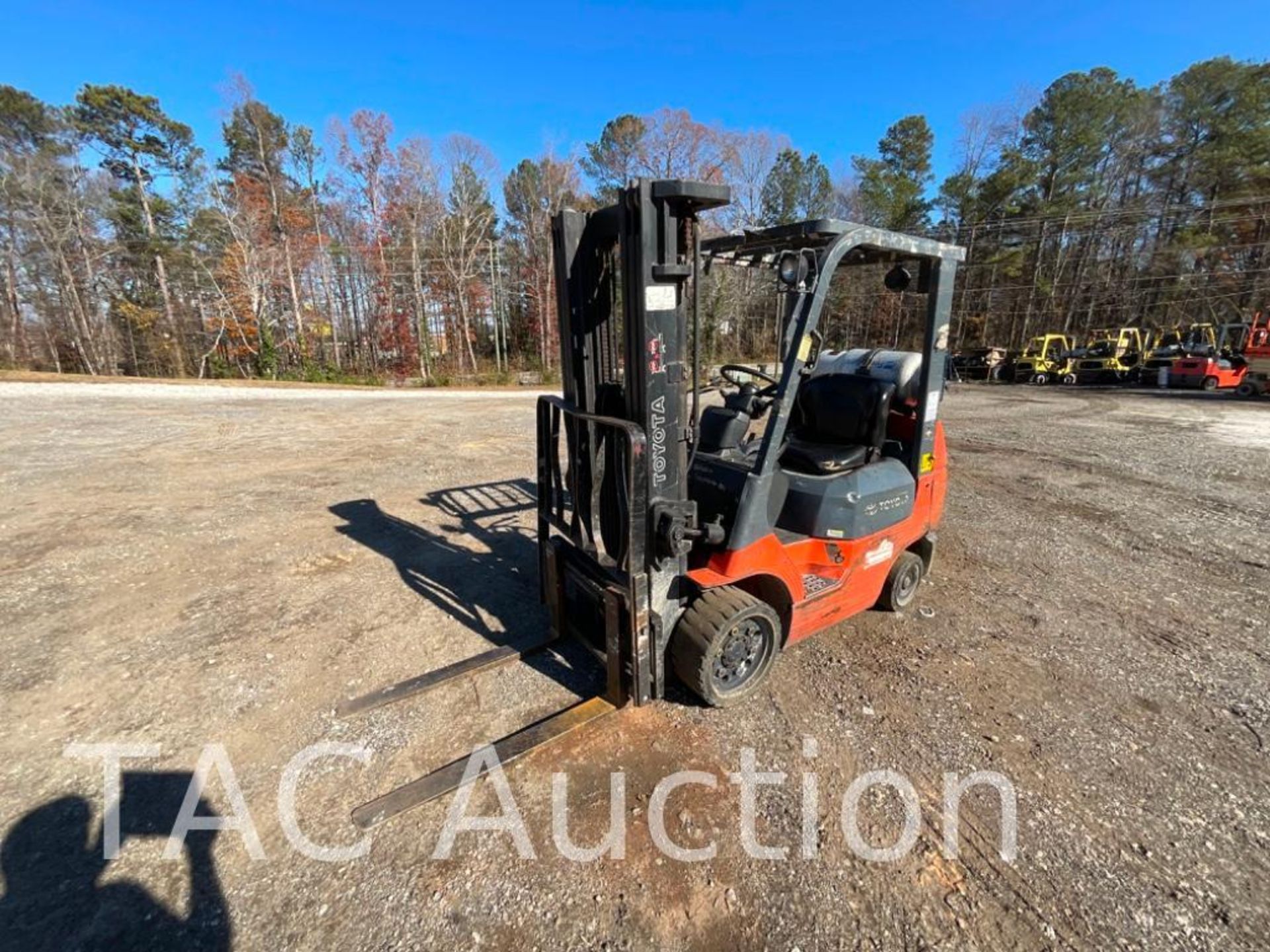 Toyota 7FGCU25 5,000lb Forklift Location: Near Dallas, GA Stock Number ...