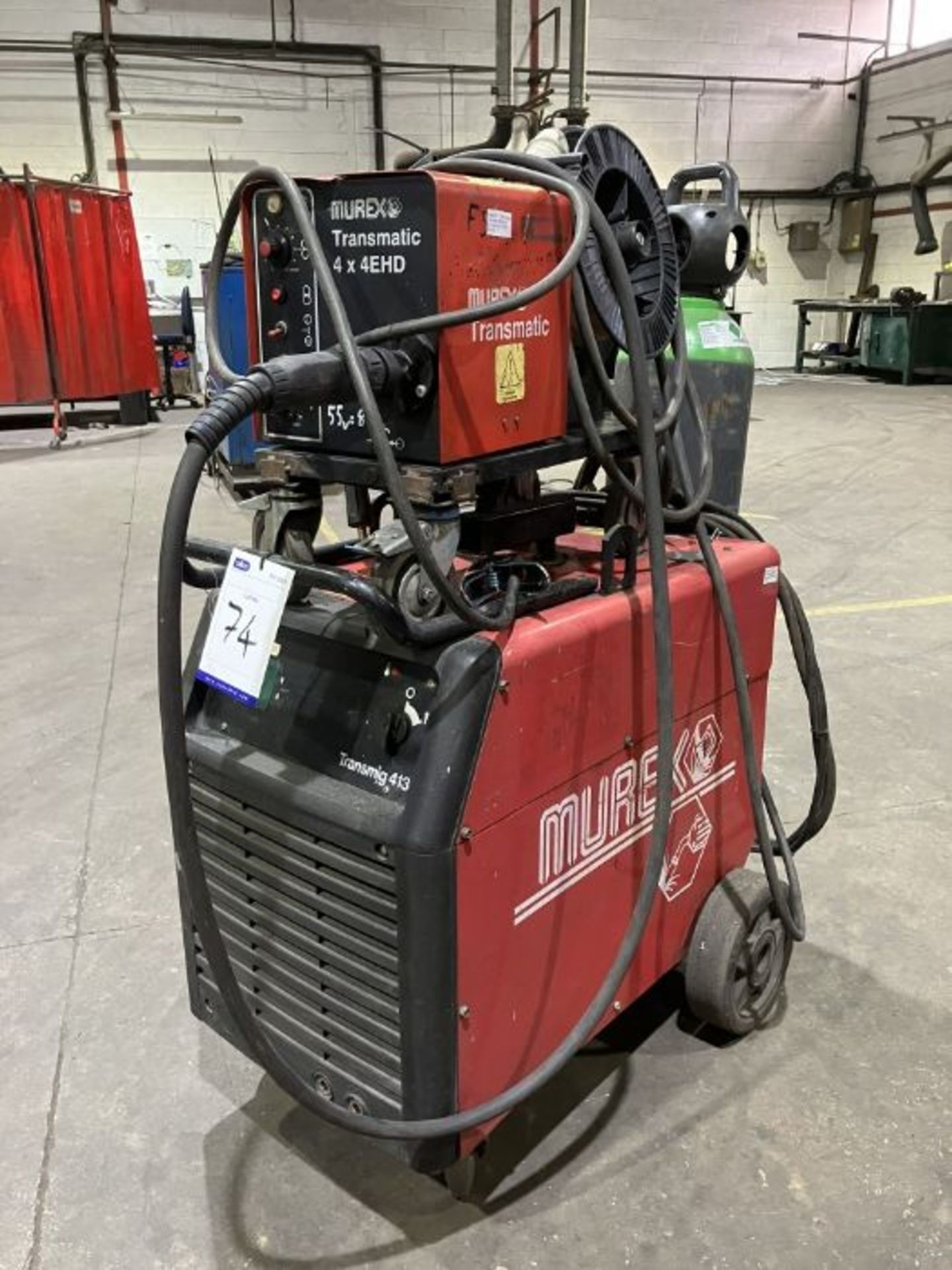 Murex Transmig 413 mig welding rectifier, Serial no: ----, Transmatic ...