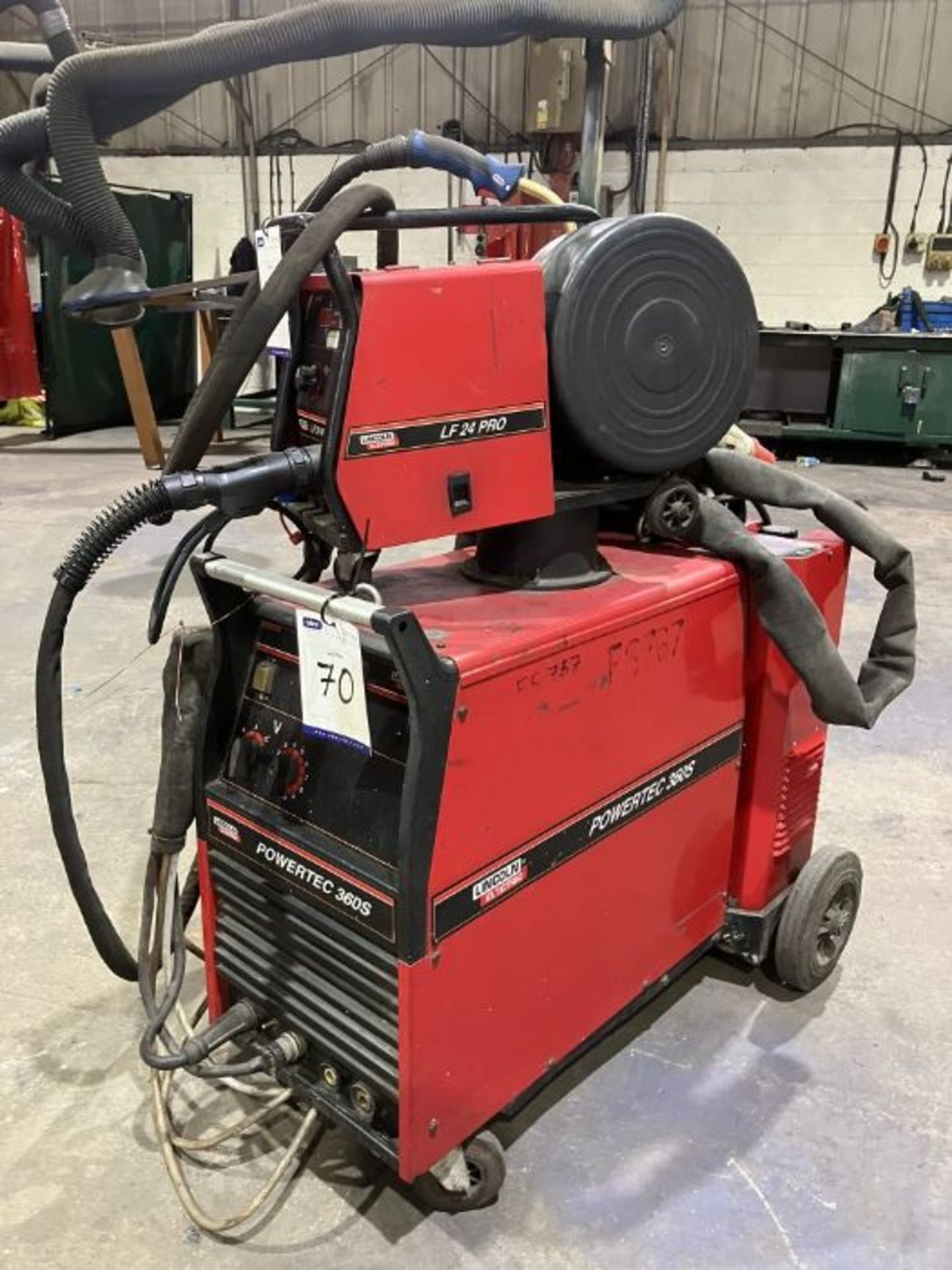 Lincoln Electric Powertec 360S mig welding rectifier, Serial no ...