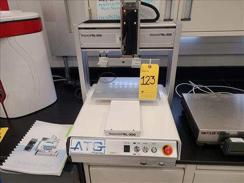 ATG Pharma liquid filling system, mod. RoboCap RL-300, s/n 3004199N ...