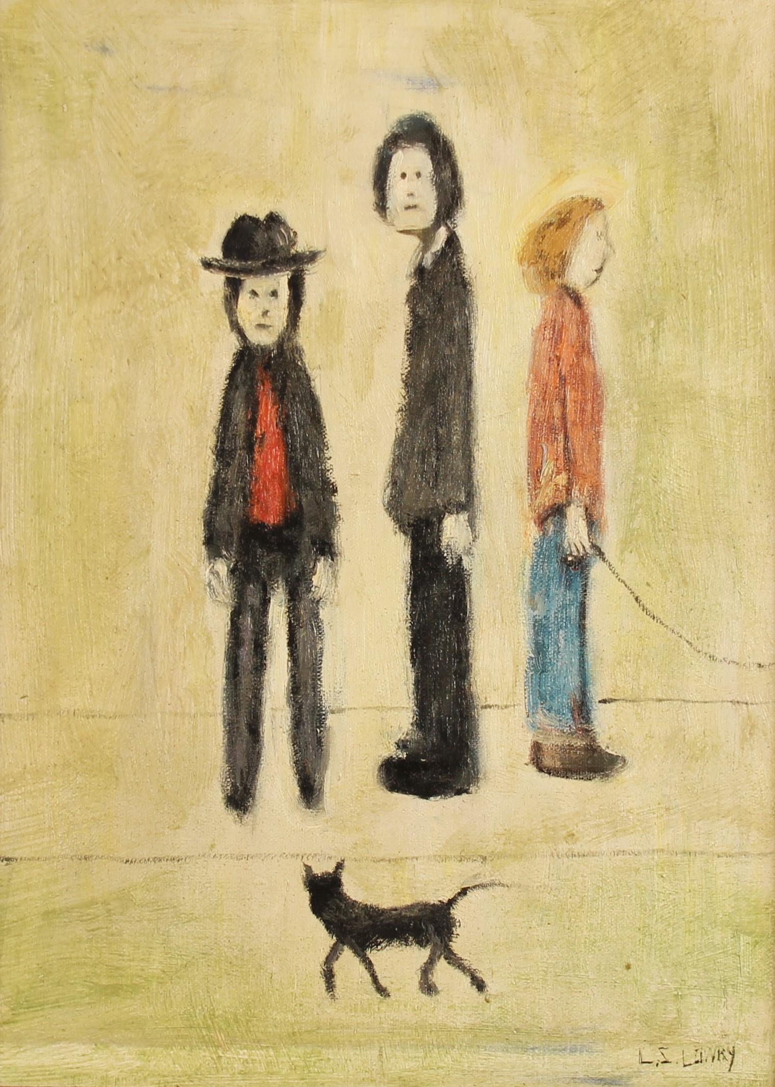 After Laurence Stephen Lowry, RBA, RA, (British, 1887-1976),'Three Men ...