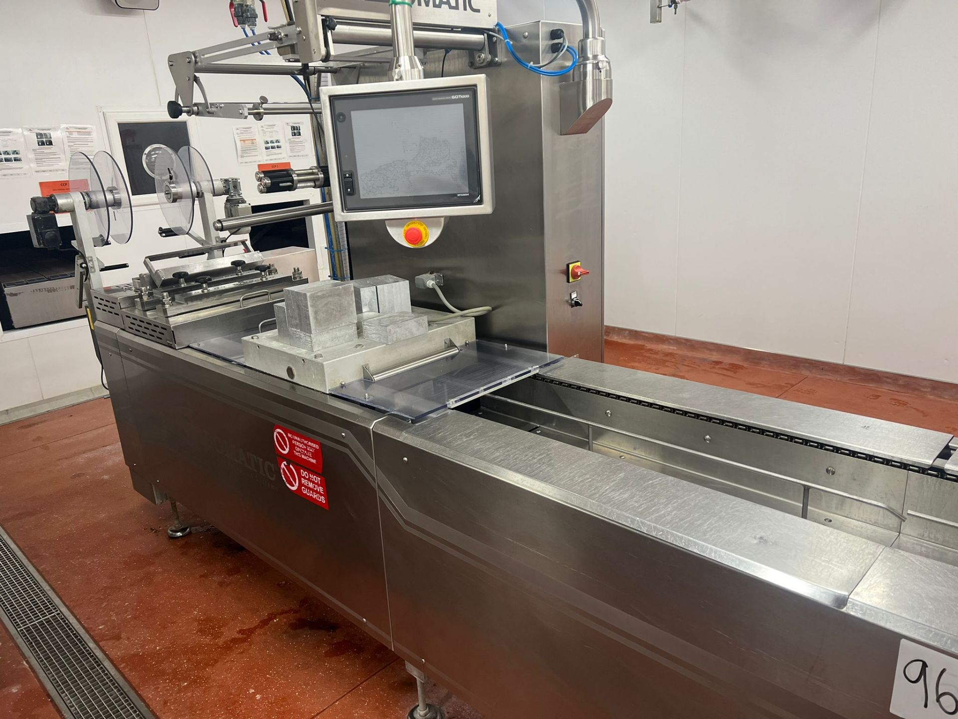 1 x Webomatic thermoforming machine with touch-screen controls.Model ...