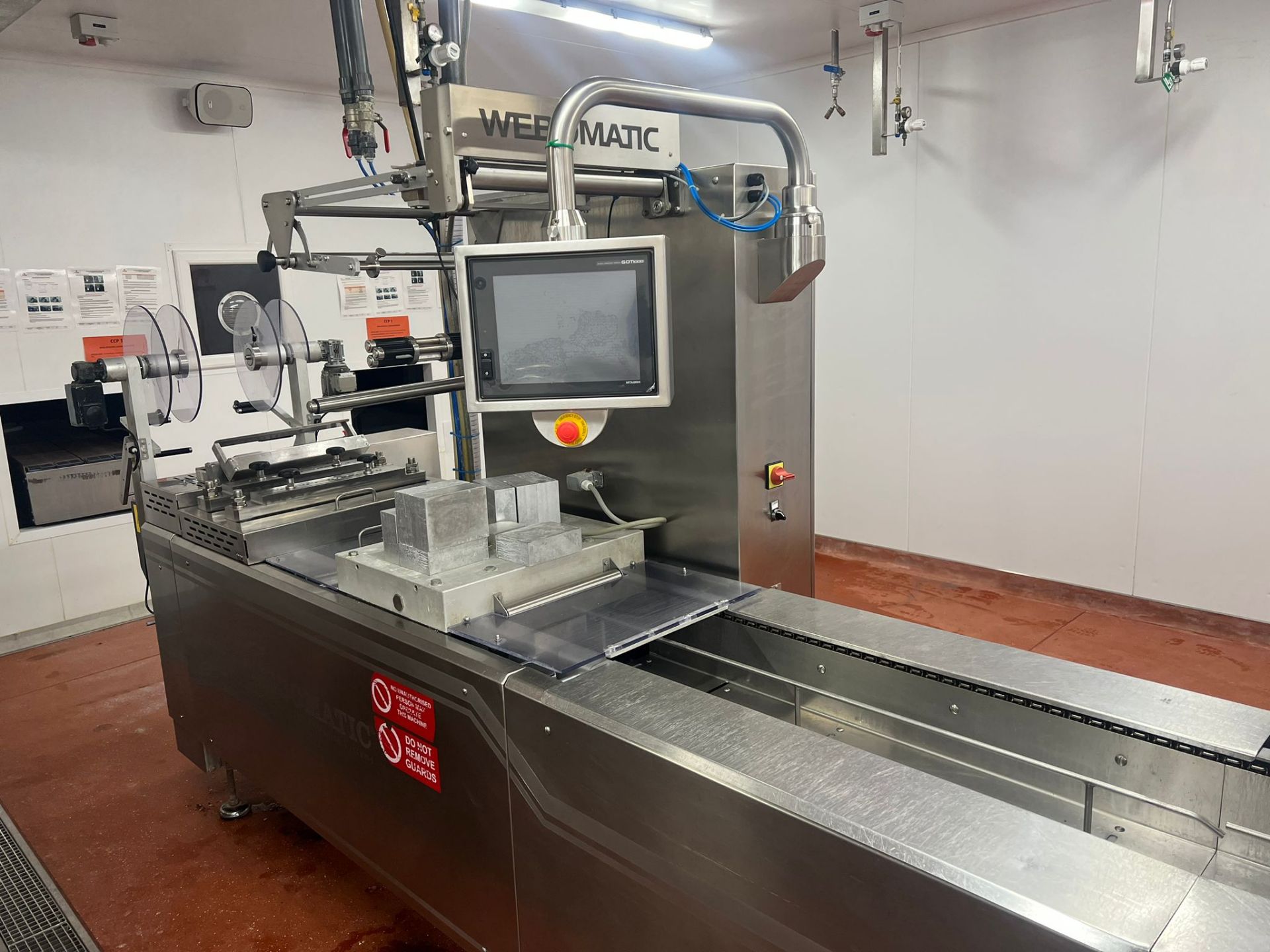 1 x Webomatic thermoforming machine with touch-screen controls.Model ...
