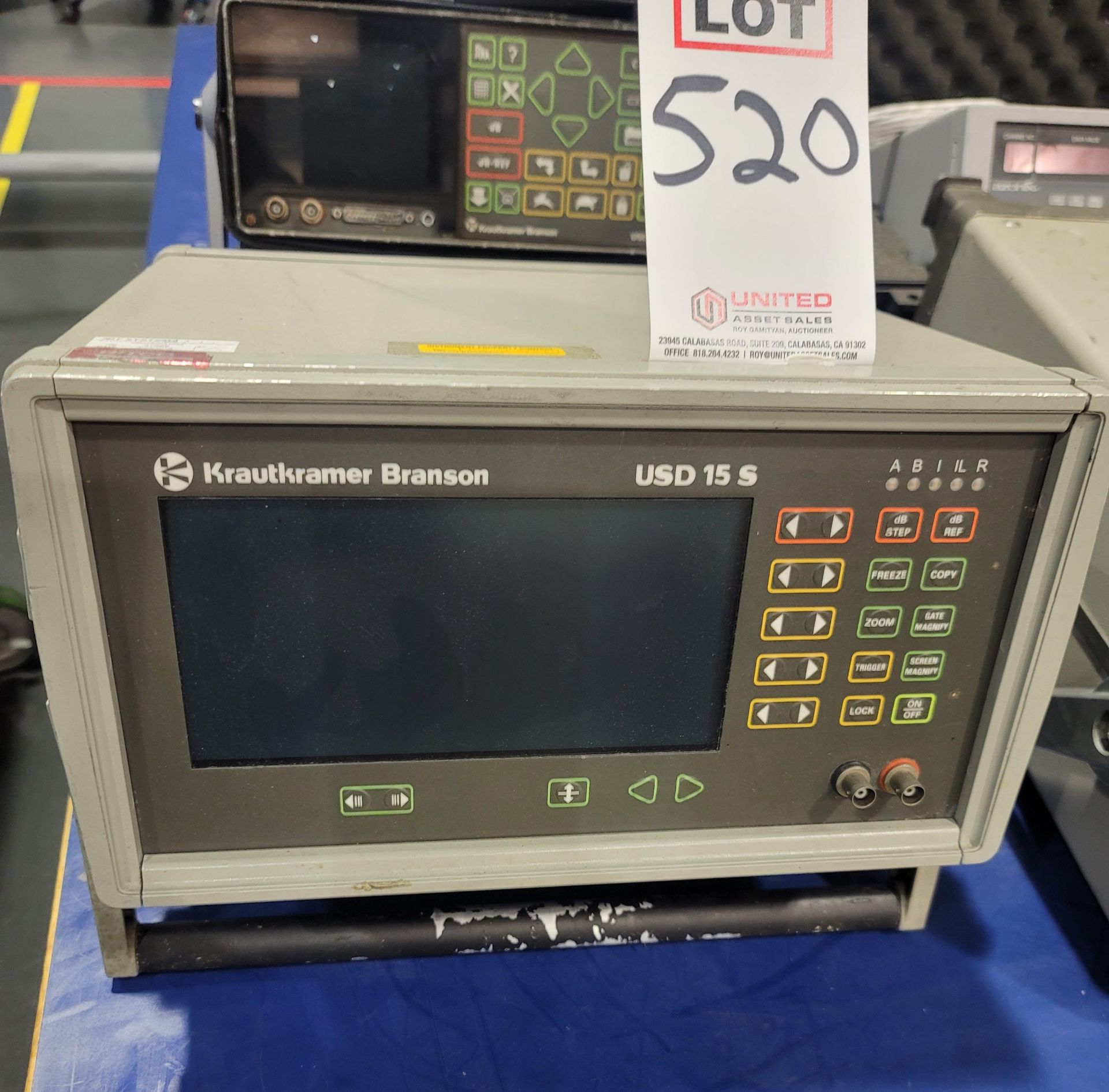 KRAUTKRAMER BRANSON USD15S ULTRASONIC FLAW DETECTOR, (BUILDING 3)
