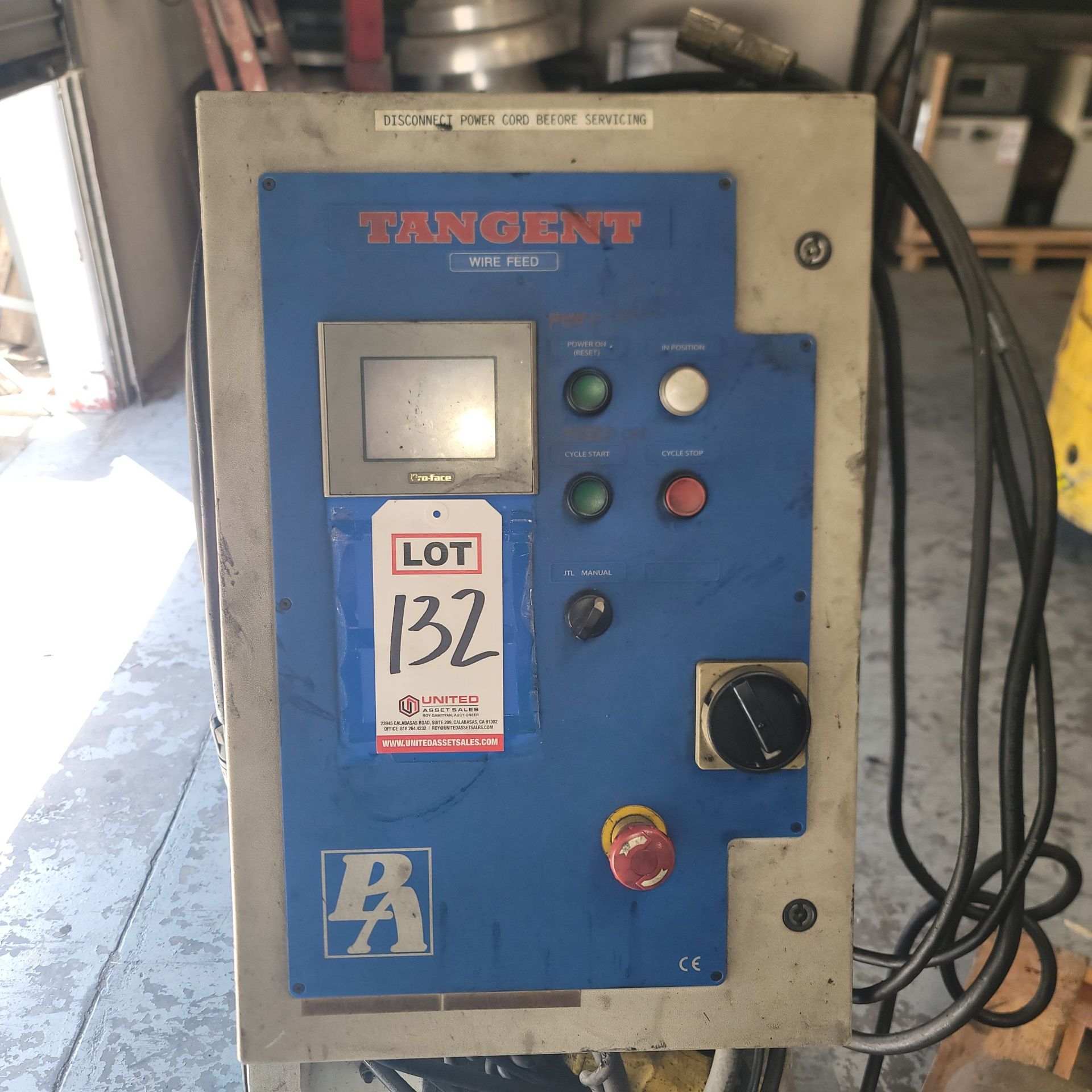 PA INDUSTRIES TANGENT WIRE FEED, CONTROL ONLY, NO WIRE STRAIGHTENERS ...